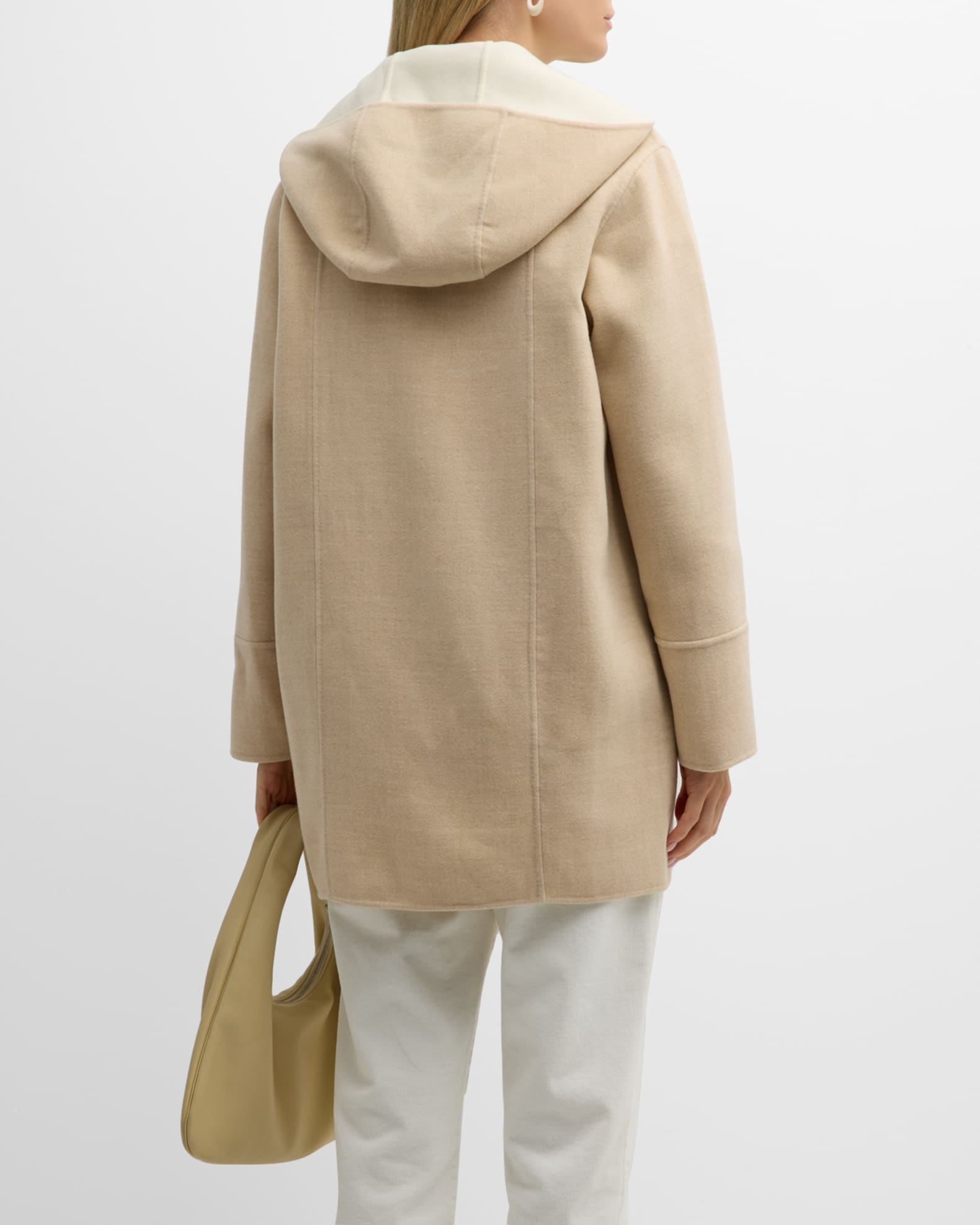 Eleventy Hooded Front-Zip Wool Jacket | Neiman Marcus