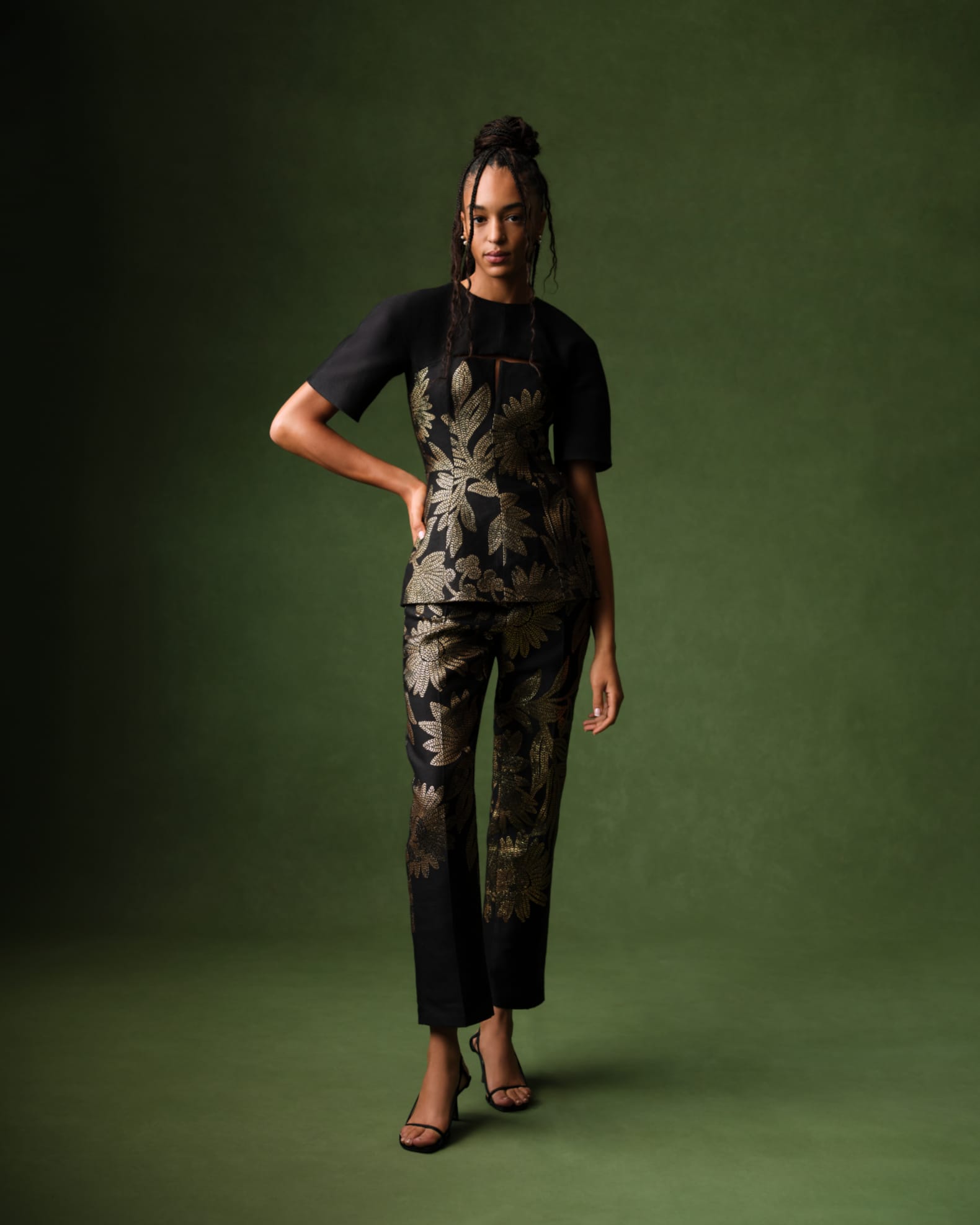 Metallic Floral Collection | Neiman Marcus