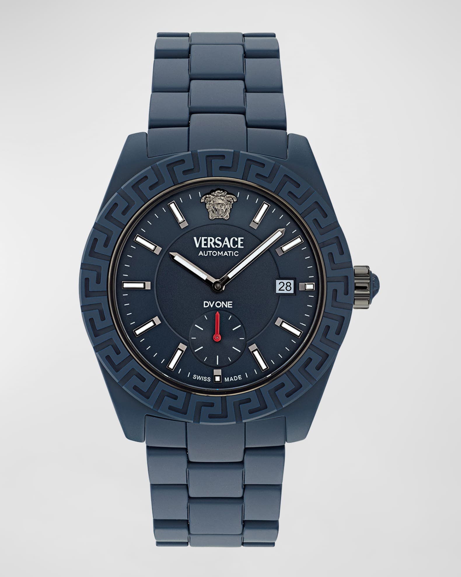 Versace Men's DV One Automatic Blue Ceramic Bracelet Watch, 43mm ...