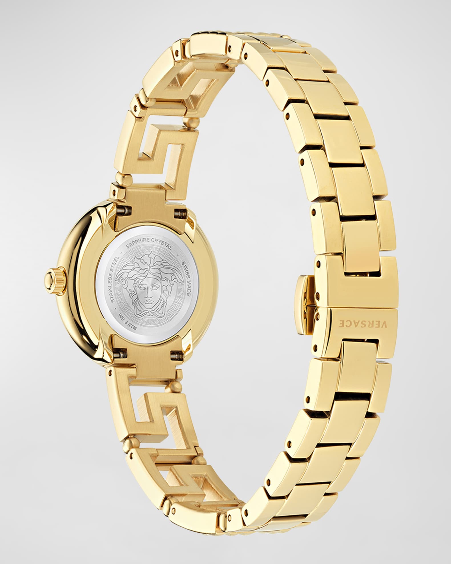 Versace 28mm Greca Goddess Watch with Bracelet Strap, Gold Plated ...