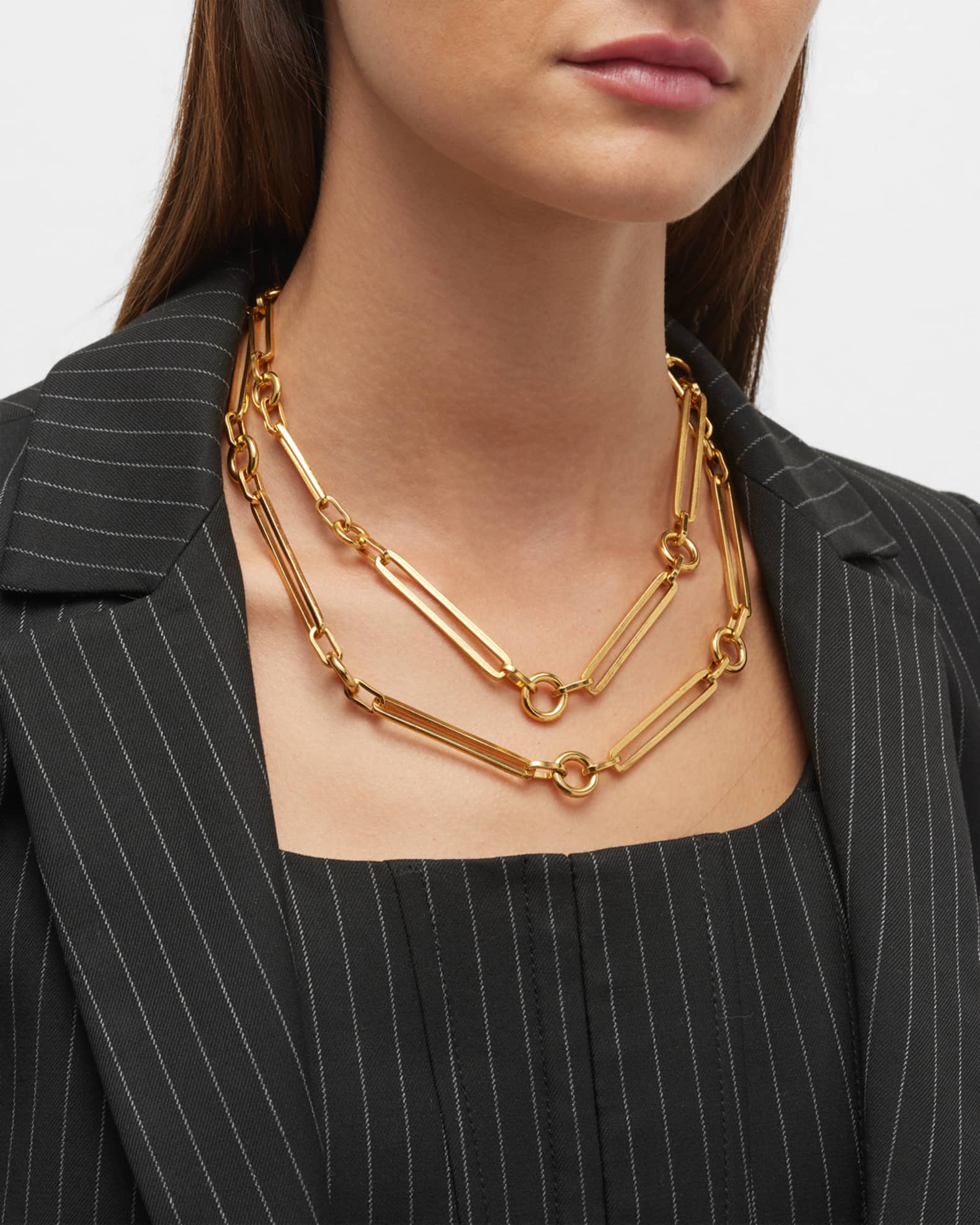 Ben-Amun Long Multi Link Necklace | Neiman Marcus