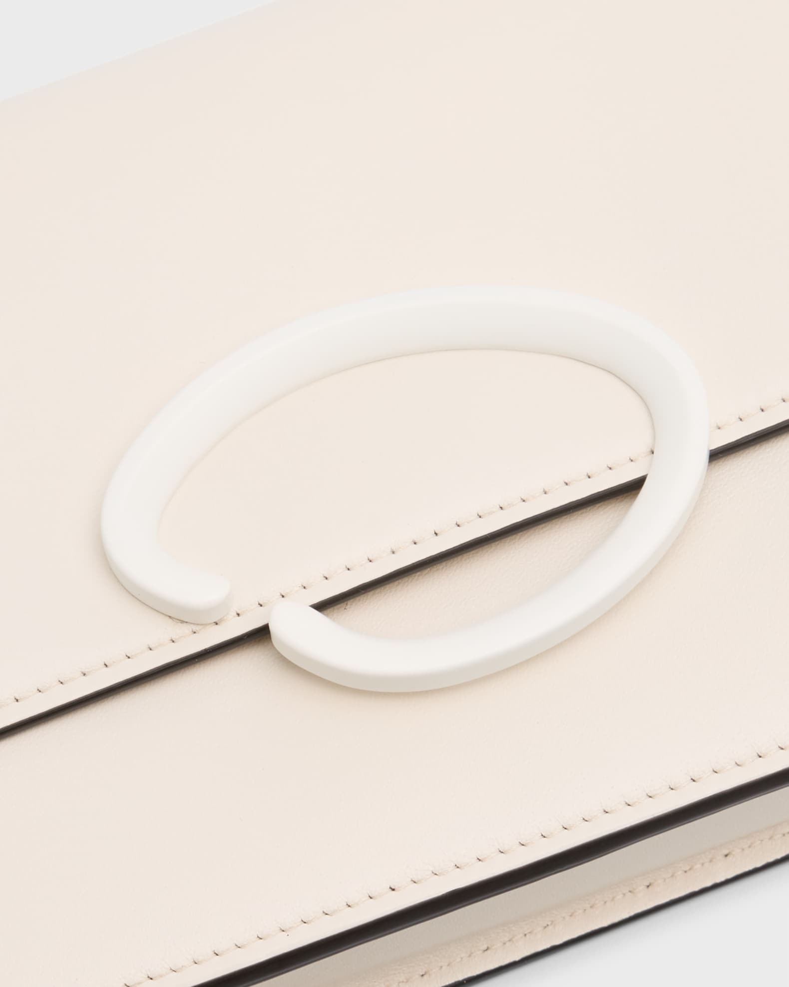 Oscar de la Renta O Pochette Leather Crossbody Bag | Neiman Marcus