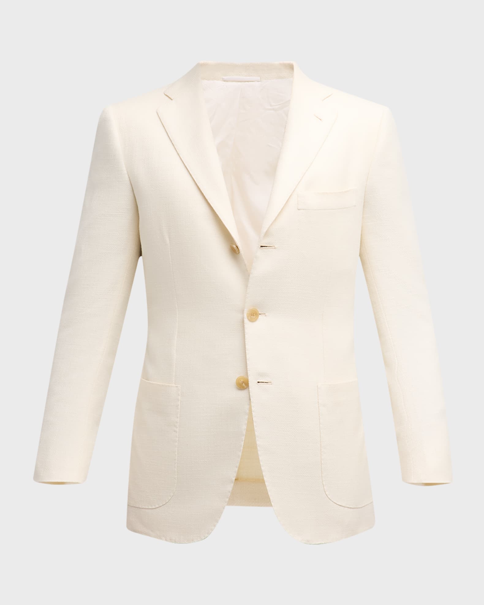 Solid Cream Blazer Under $250 | uckkpho.com