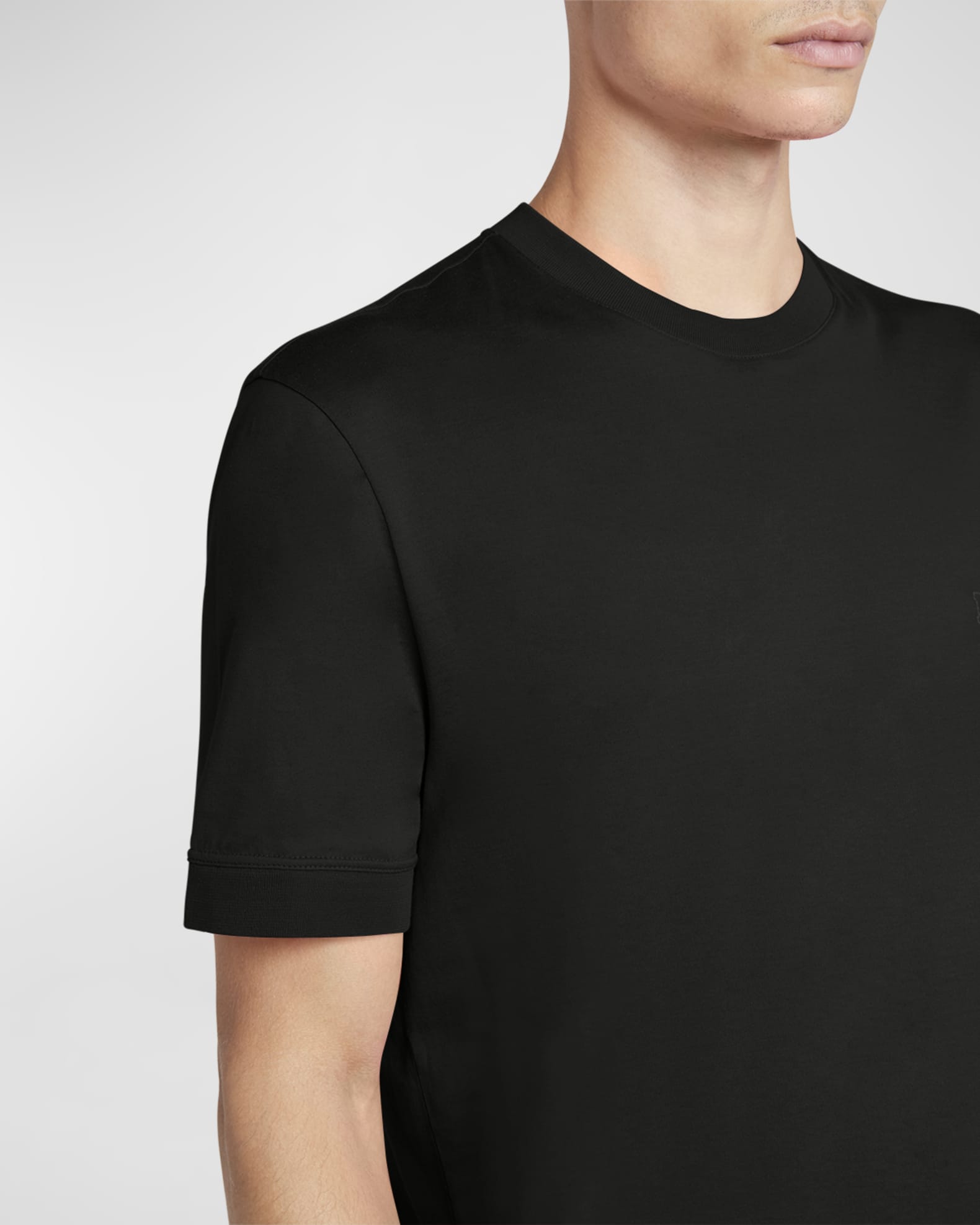 KNT Men's Outline Logo Crewneck T-Shirt | Neiman Marcus