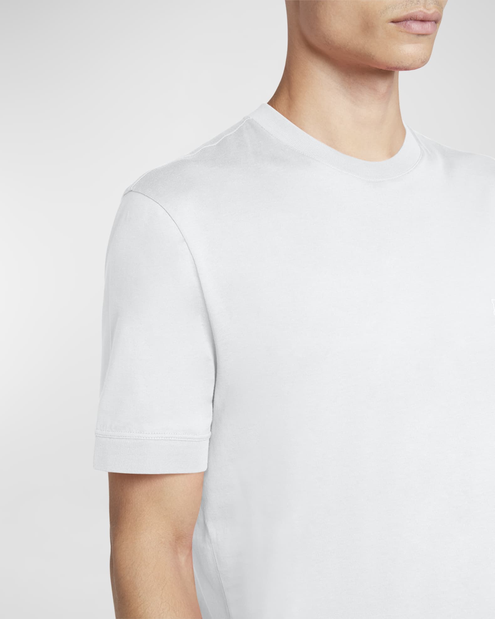 KNT Men's Outline Logo Crewneck T-Shirt | Neiman Marcus