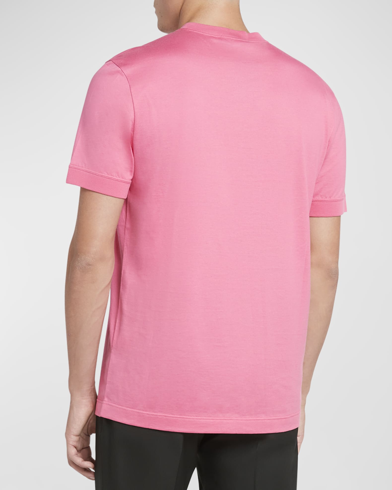 KNT Men's Outline Logo Crewneck T-Shirt | Neiman Marcus