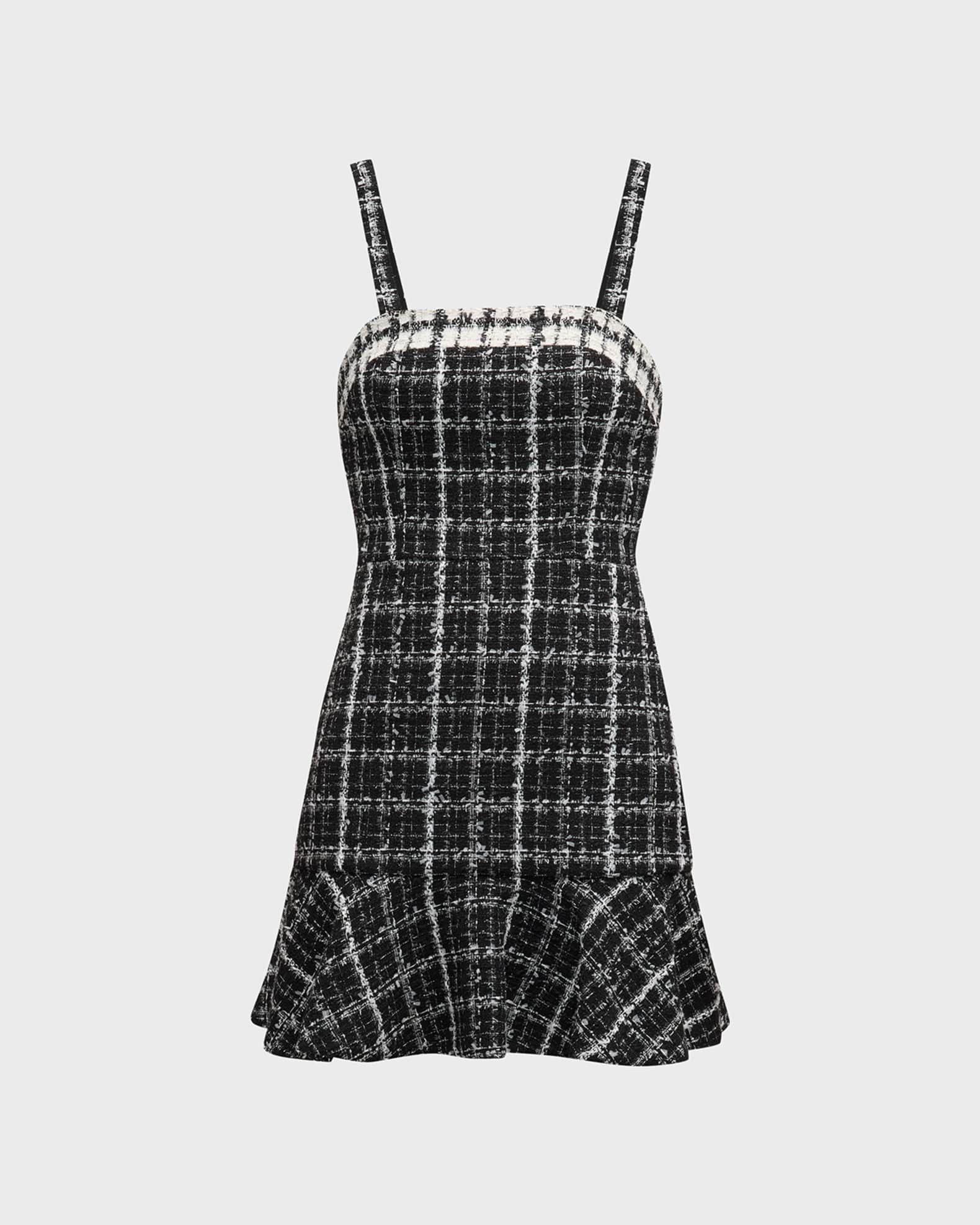 Alice + Olivia Kaidra Tweed Mini Dress | Neiman Marcus