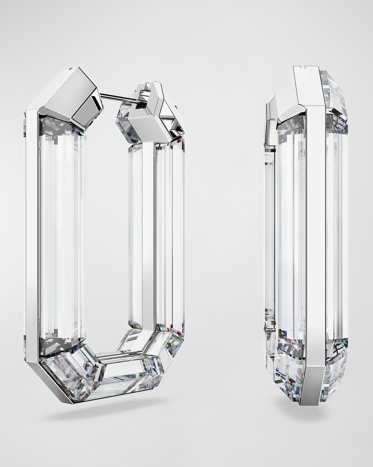 SWAROVSKI Lucent Hoop Earrings | Neiman Marcus