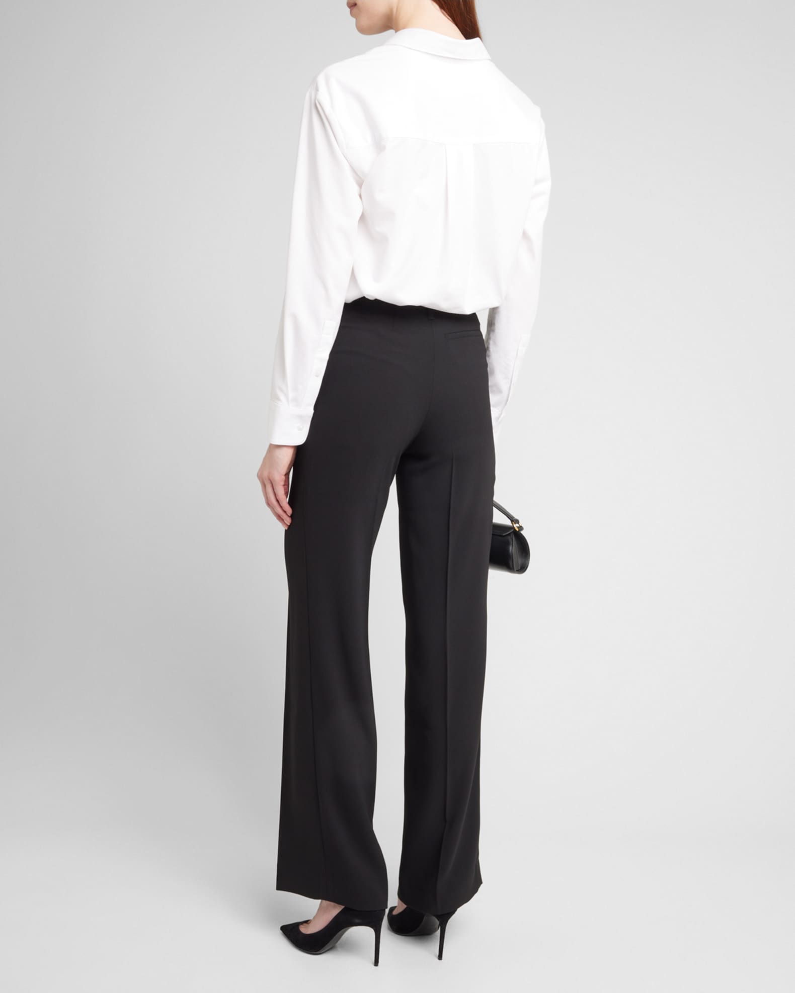 Anne Fontaine Argan High-Rise Straight-Leg Pants | Neiman Marcus