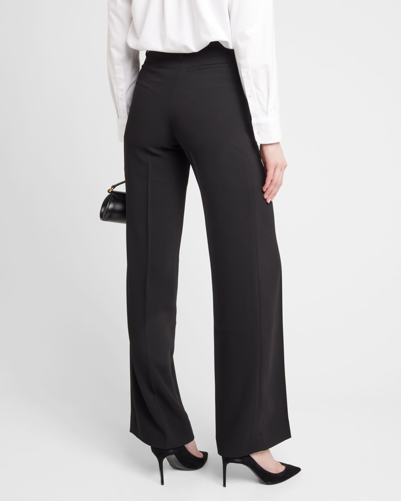 Anne Fontaine Argan High-Rise Straight-Leg Pants | Neiman Marcus