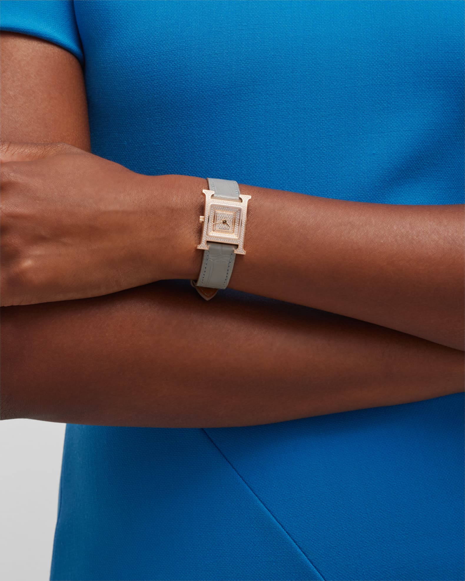 Hermes Heure H Watch, Small Model, 25 mm | Neiman Marcus