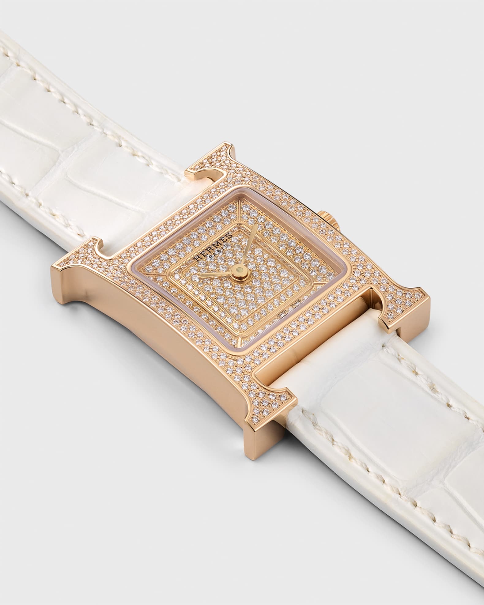 Hermes Heure H Watch, Small Model, 25 mm | Neiman Marcus