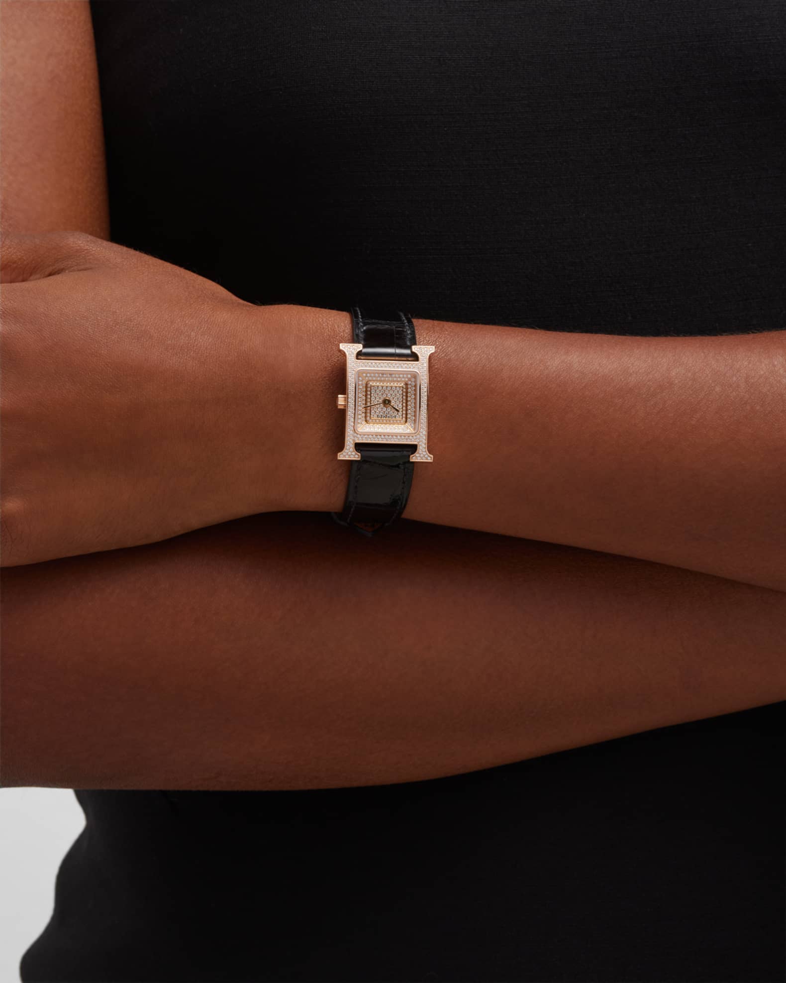 Hermes Heure H Watch, Small Model, 25 mm | Neiman Marcus