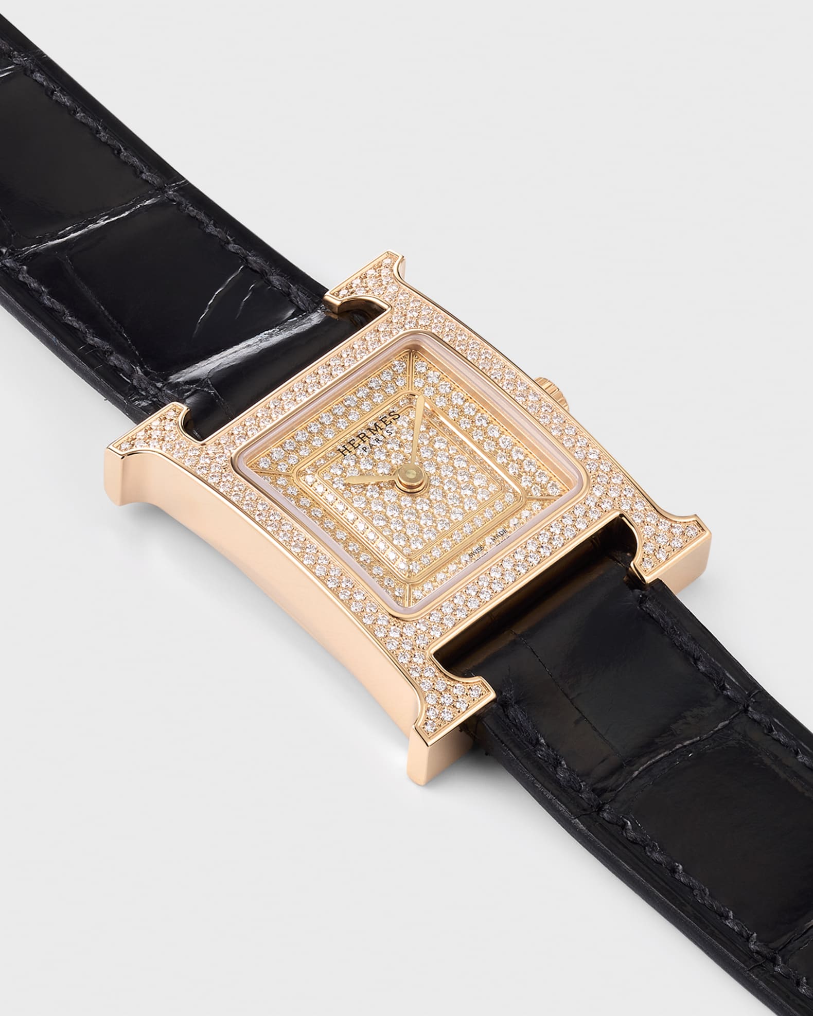 Hermes Heure H Watch, Small Model, 25 mm | Neiman Marcus