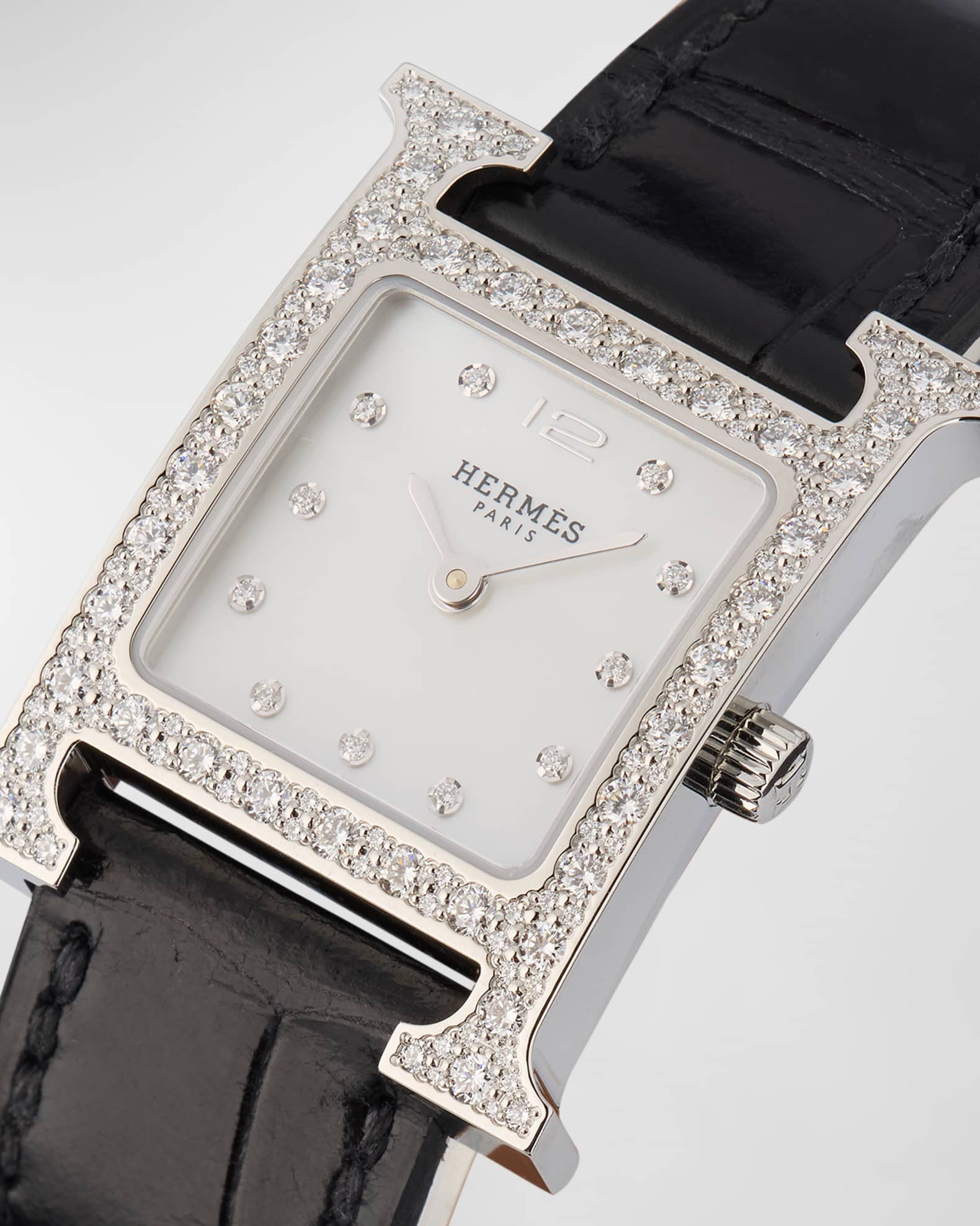 Hermes Heure H Watch, Small Model, 25 mm | Neiman Marcus