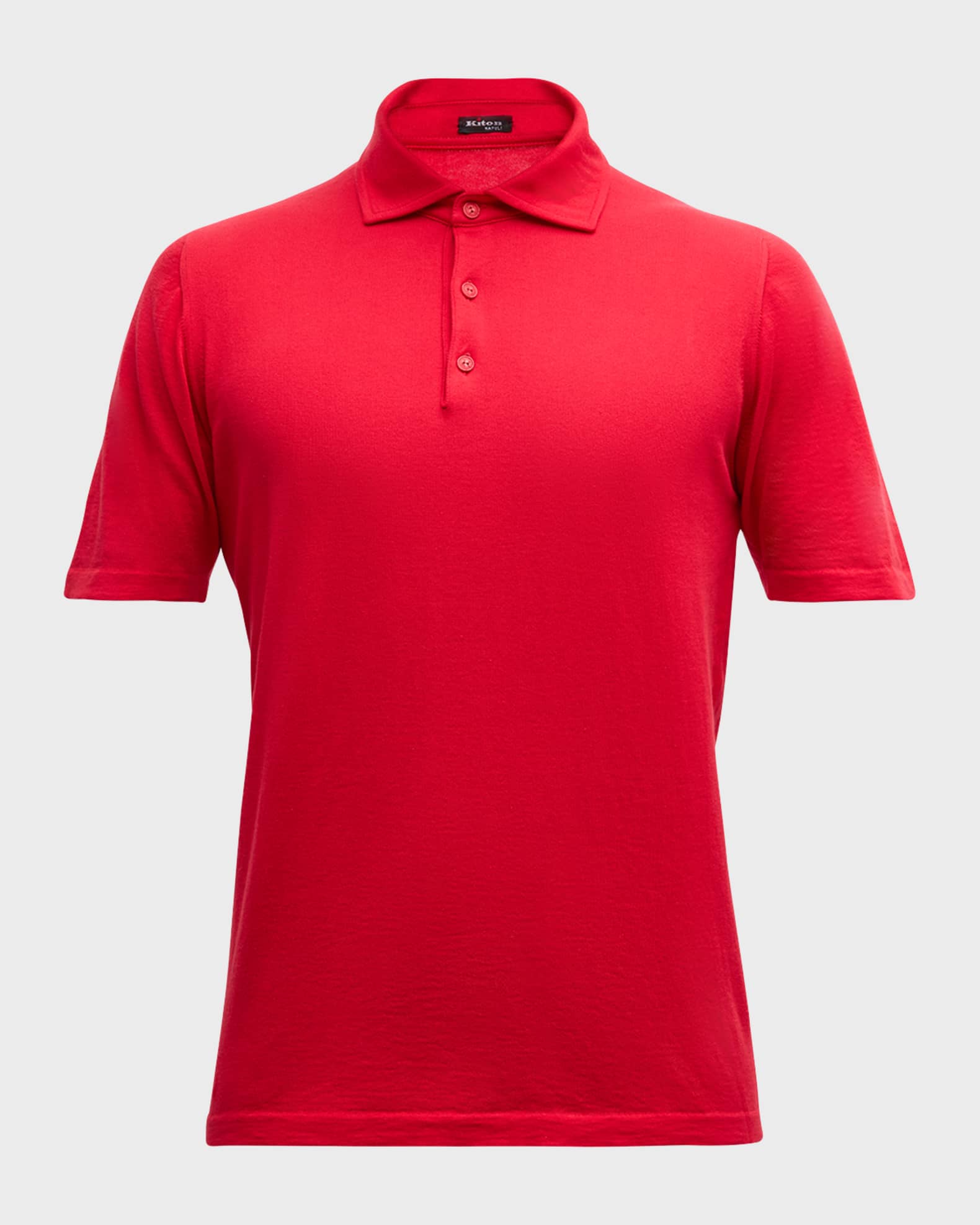 Kiton Men's Cotton Polo Shirt | Neiman Marcus
