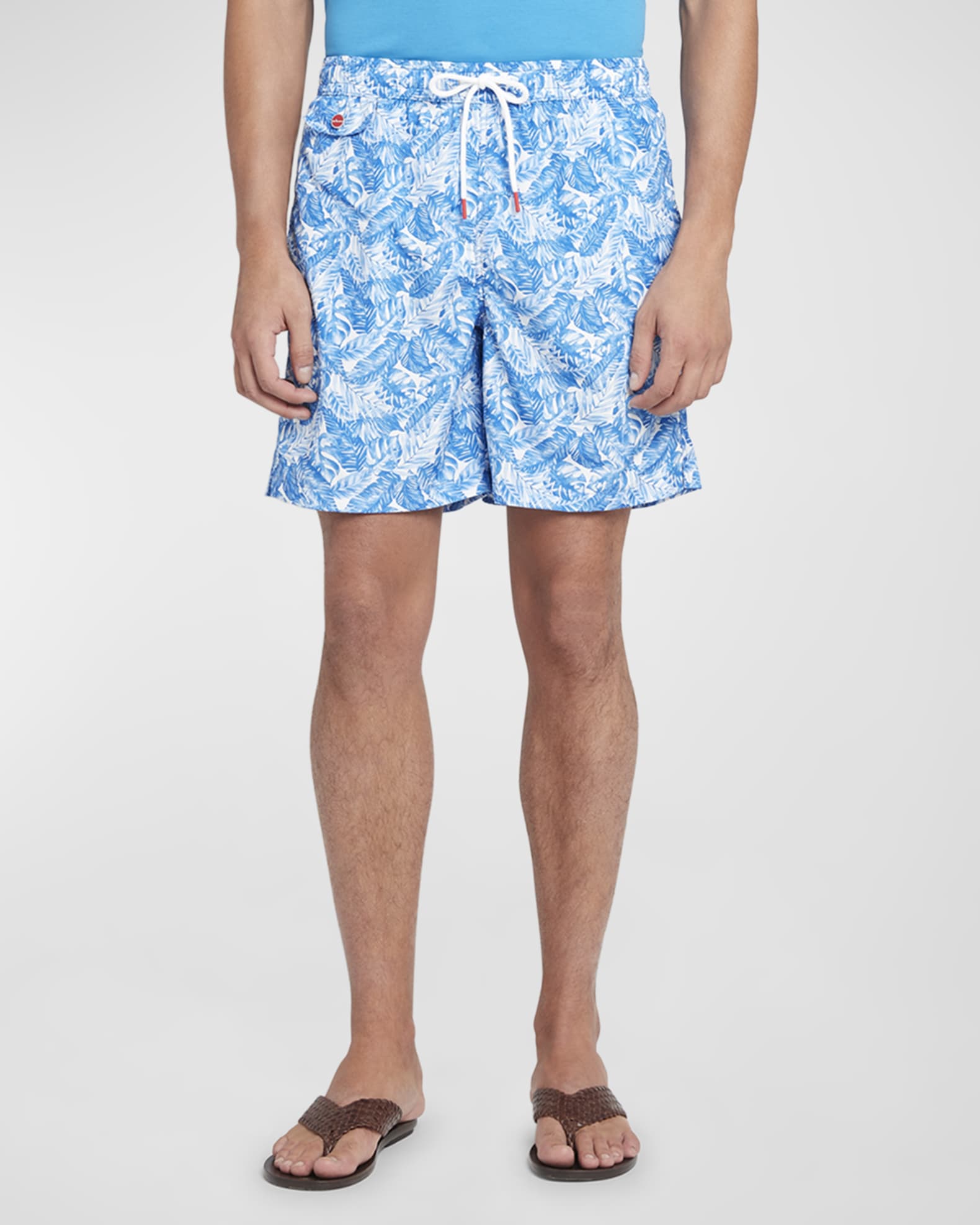 Kiton Men's Floral Swim Trunks | Neiman Marcus