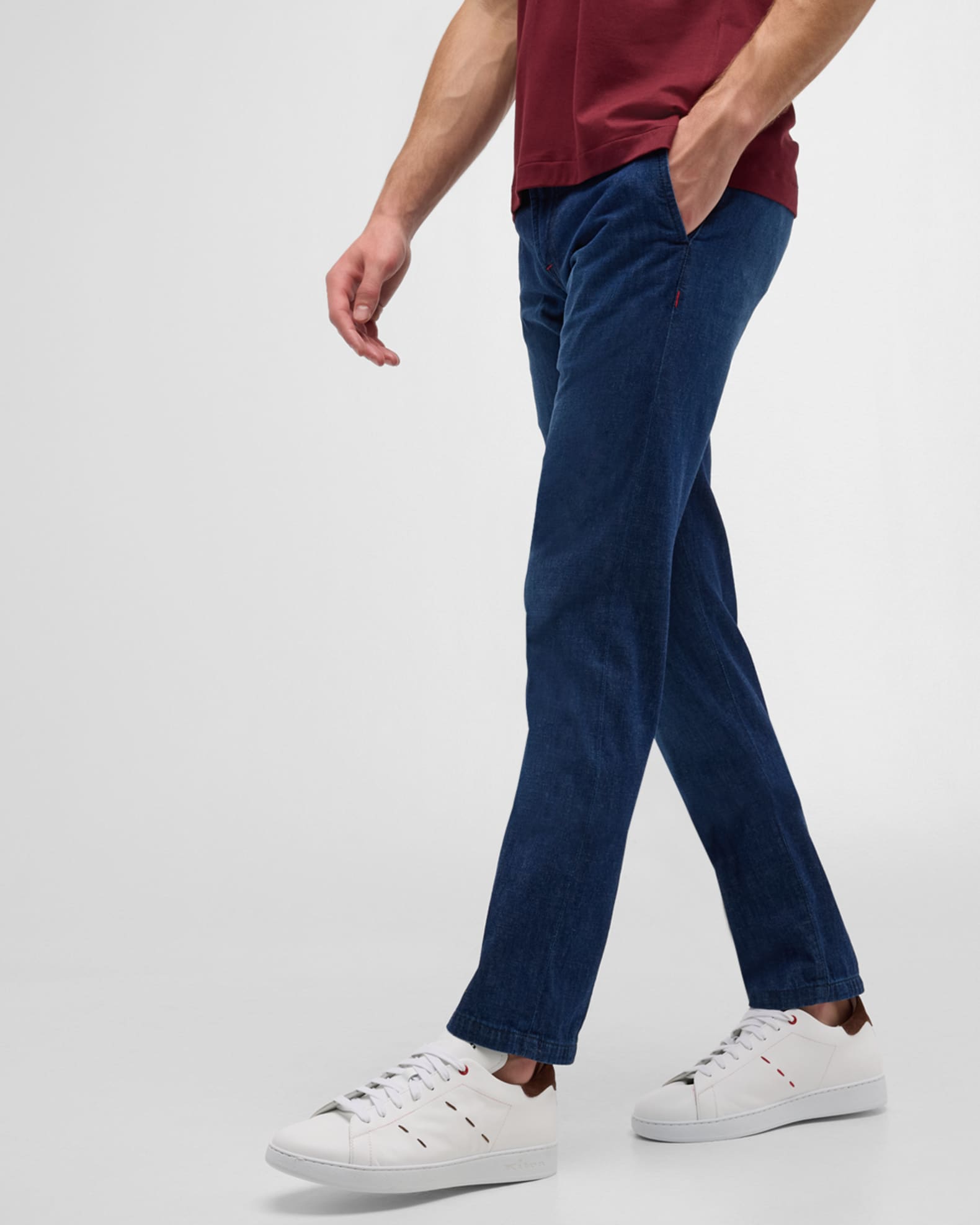 Kiton Men's Slash-Pocket Jeans | Neiman Marcus