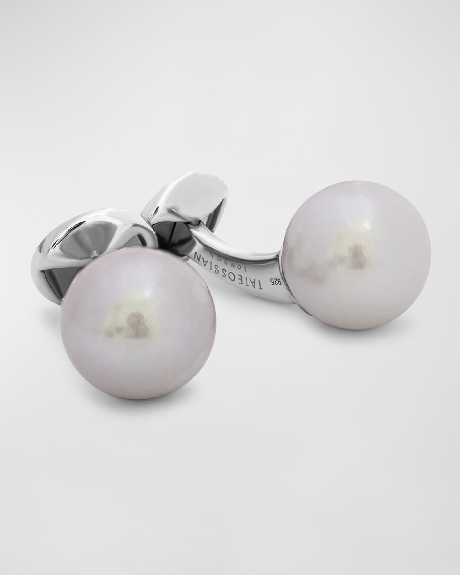Tateossian Men's 30th Anniversary Pearl Cufflinks | Neiman Marcus