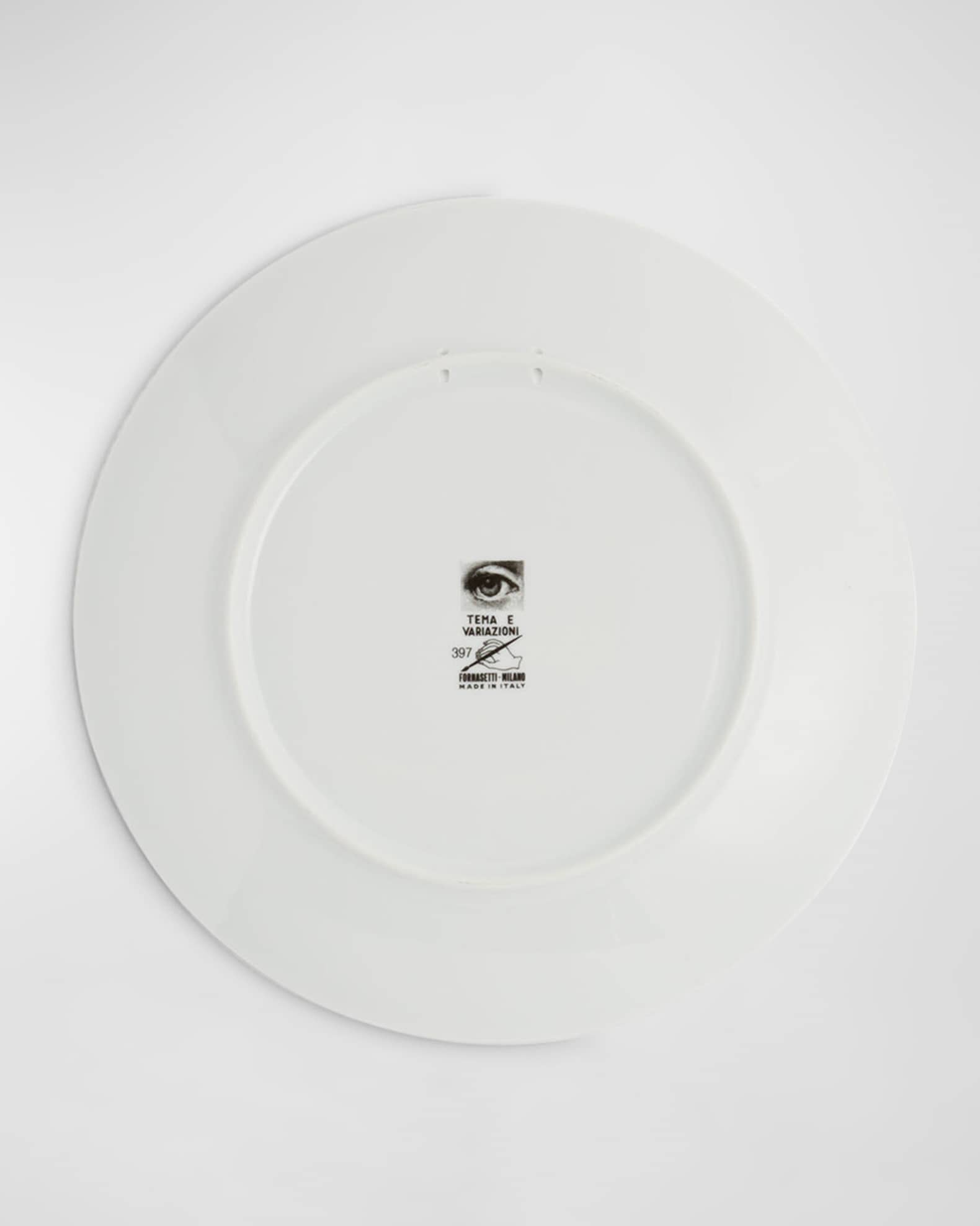 Fornasetti Tema e Variazioni n.397 Red Lips Plate | Neiman Marcus