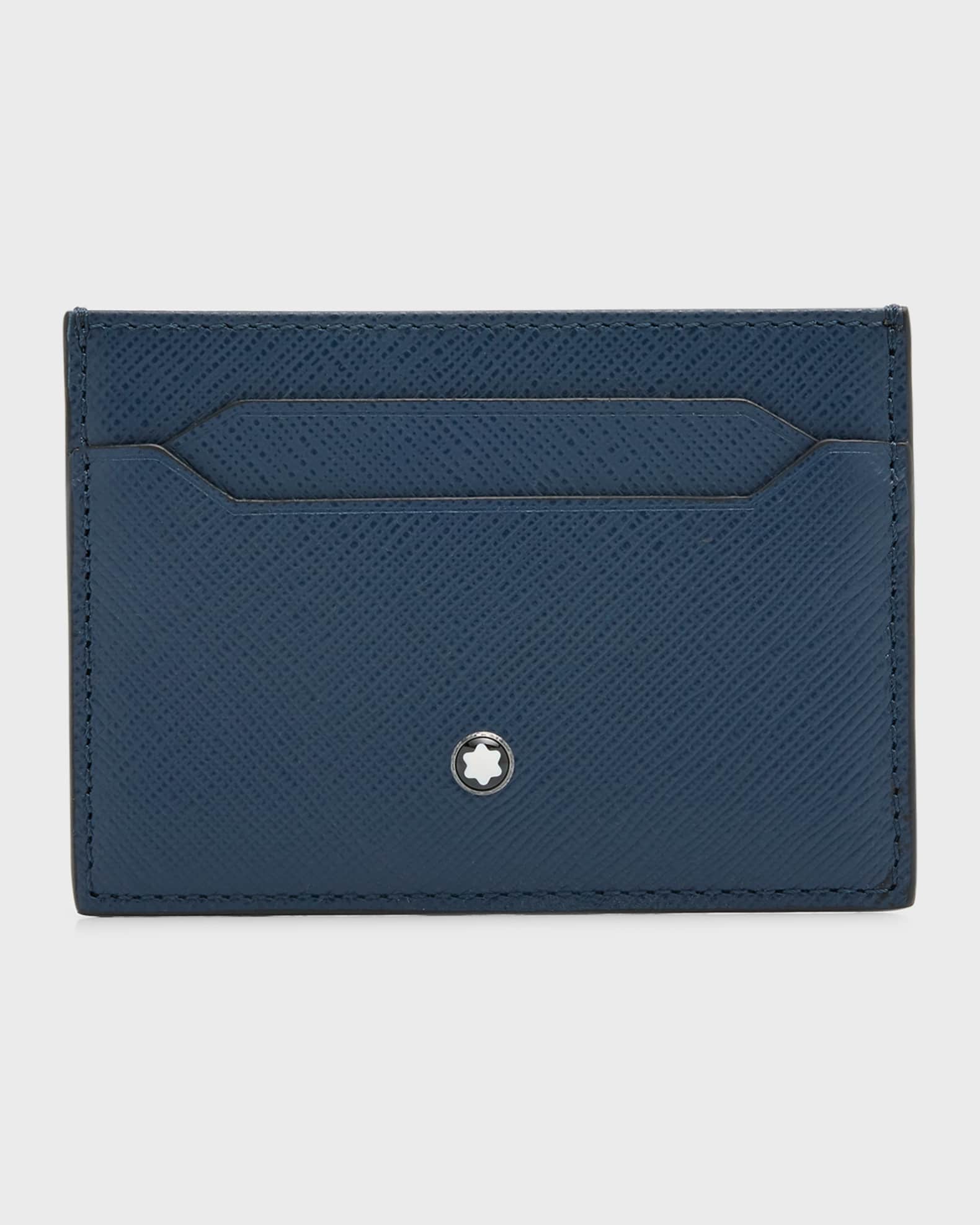 Montblanc Men's Sartorial Saffiano Leather Card Holder | Neiman Marcus