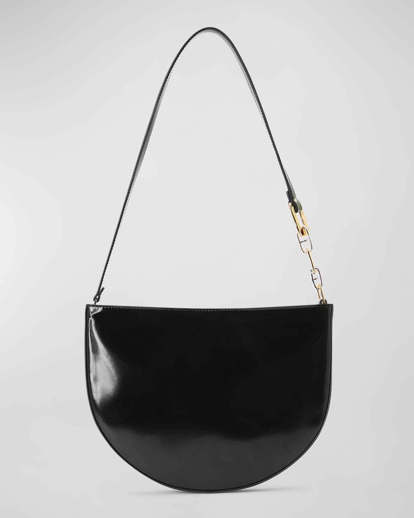 Staud Colt Zip Leather Shoulder Bag | Neiman Marcus