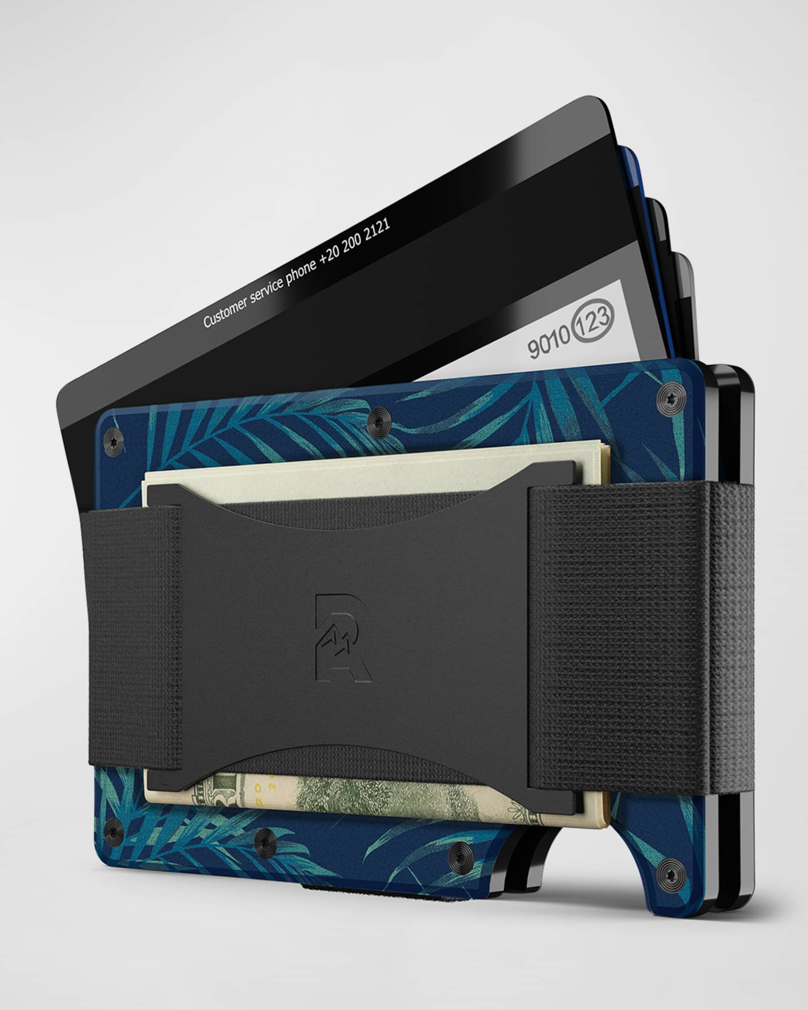 The Ridge x Travis Mathew Men's Aluminum Wallet with Cash Strap ...
