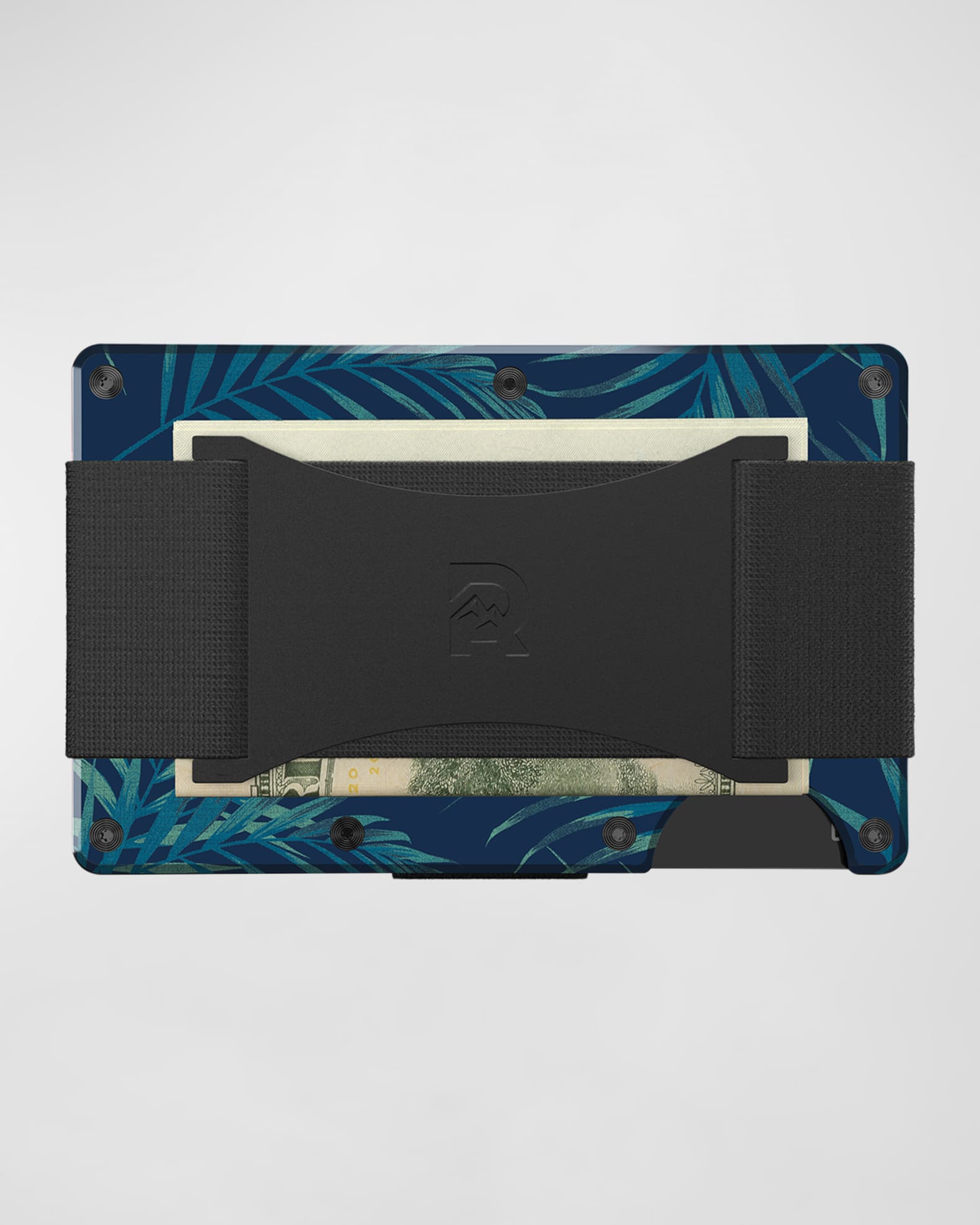 The Ridge x Travis Mathew Men's Aluminum Wallet with Cash Strap ...