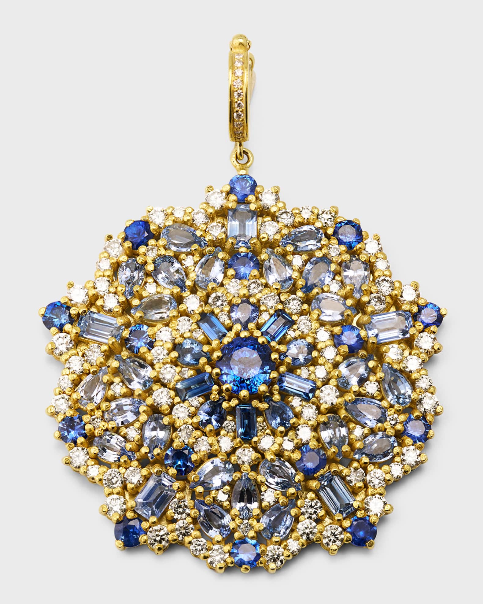 Tanya Farah Arabian Nights Ceylon Sapphire and Diamond Enahancer ...
