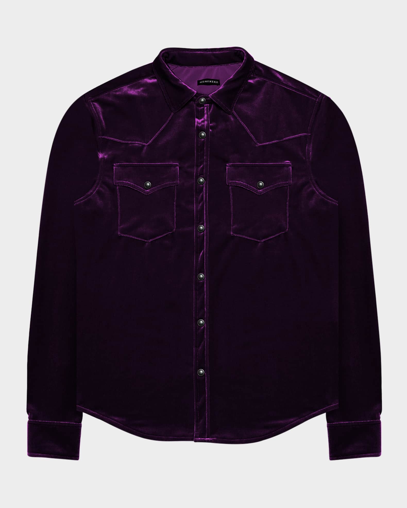 monfrere Men's Eastwood Velvet Western Shirt | Neiman Marcus
