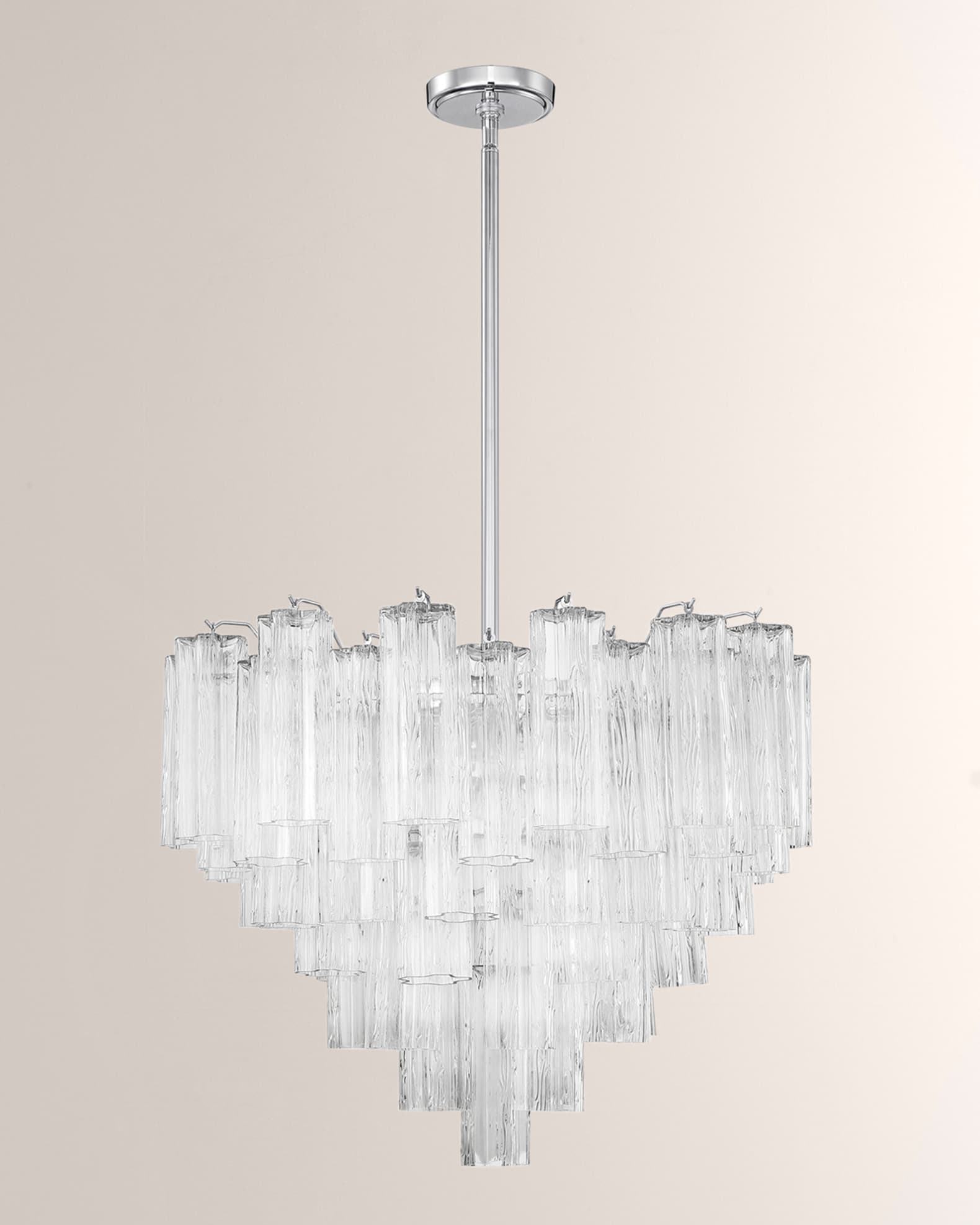 Crystorama Addis 12-Light Polished Chrome Chandelier | Neiman Marcus