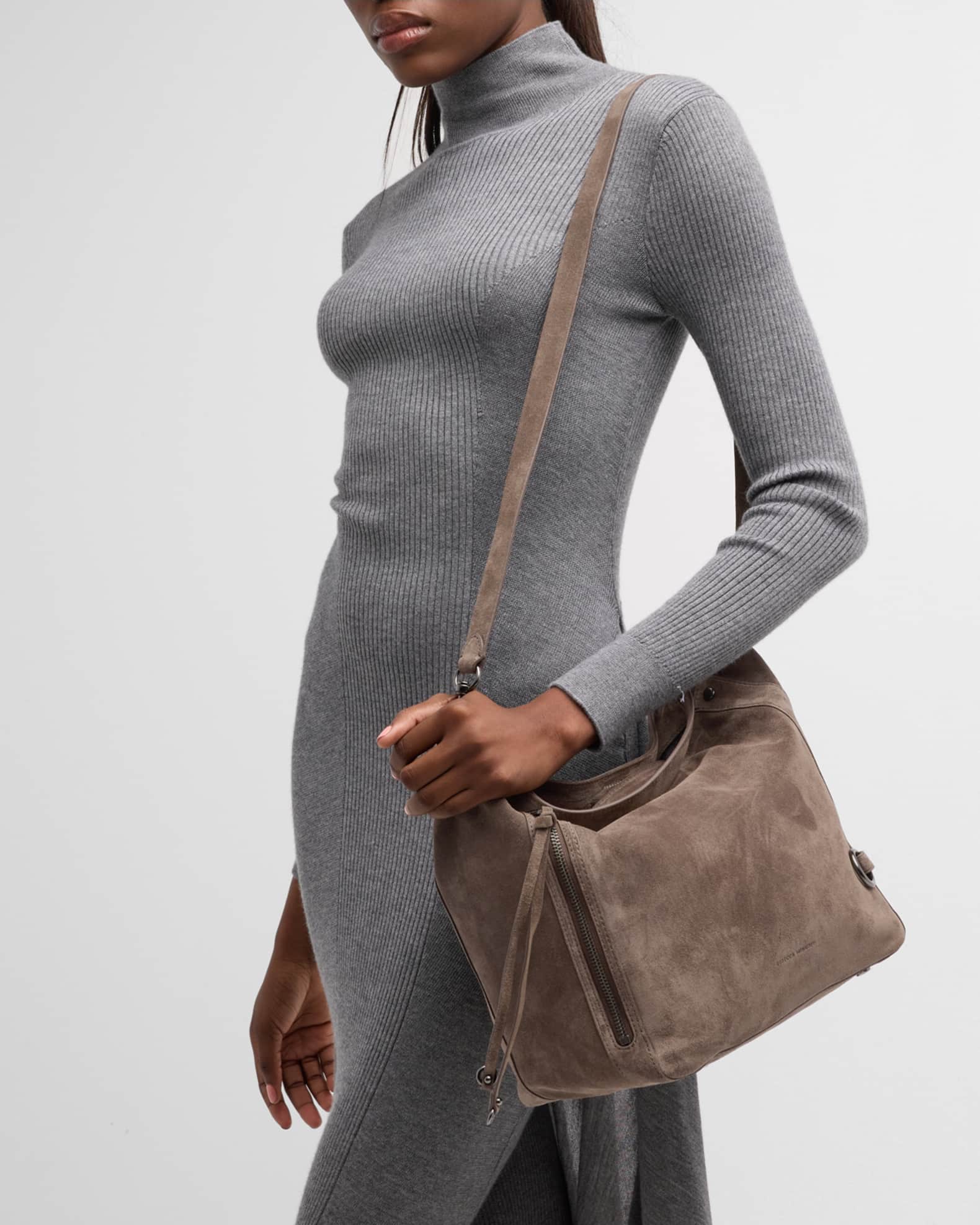 Rebecca Minkoff Mab Suede Hobo Bag | Neiman Marcus