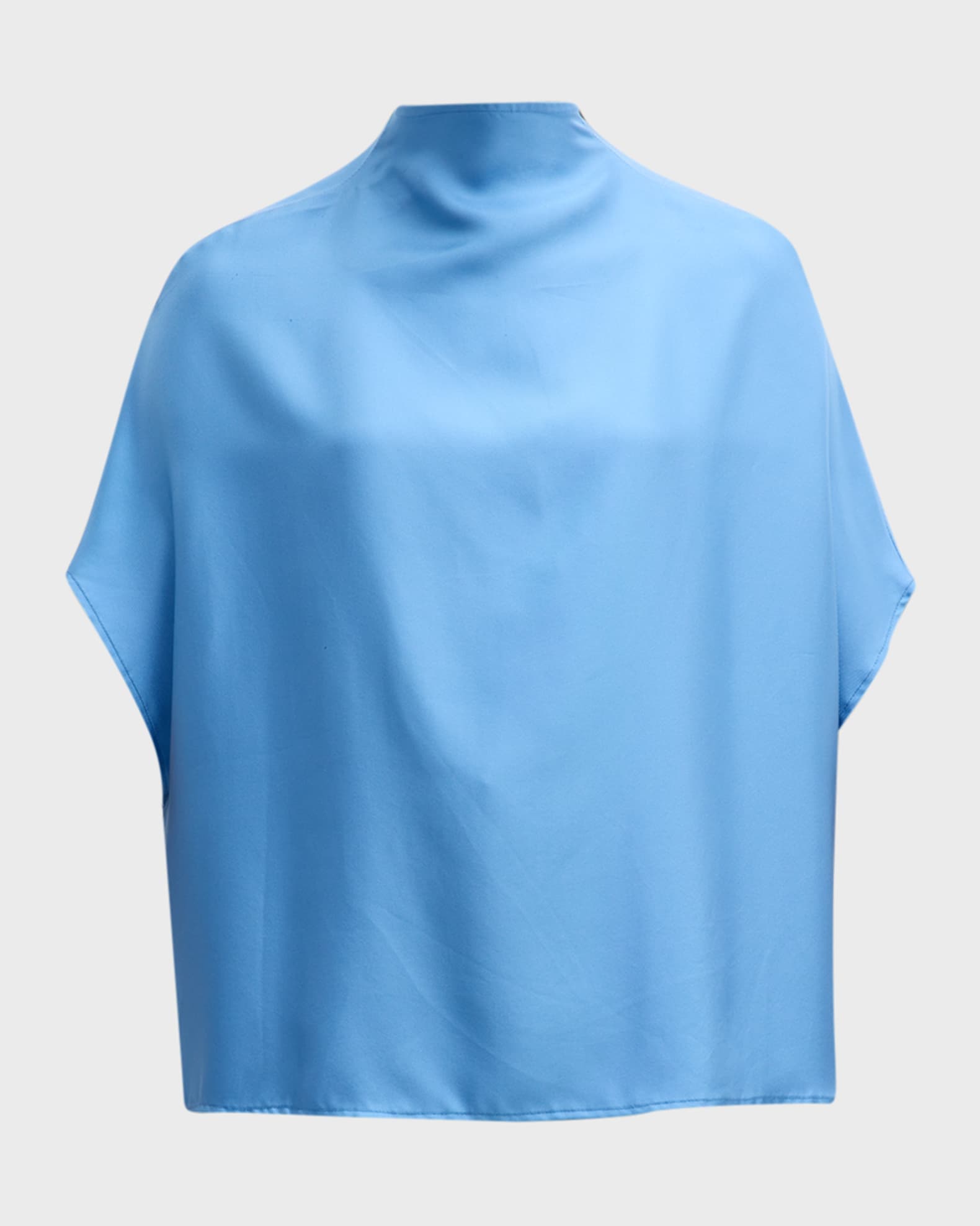 LAPOINTE Organic Silky Twill Cape Tee | Neiman Marcus