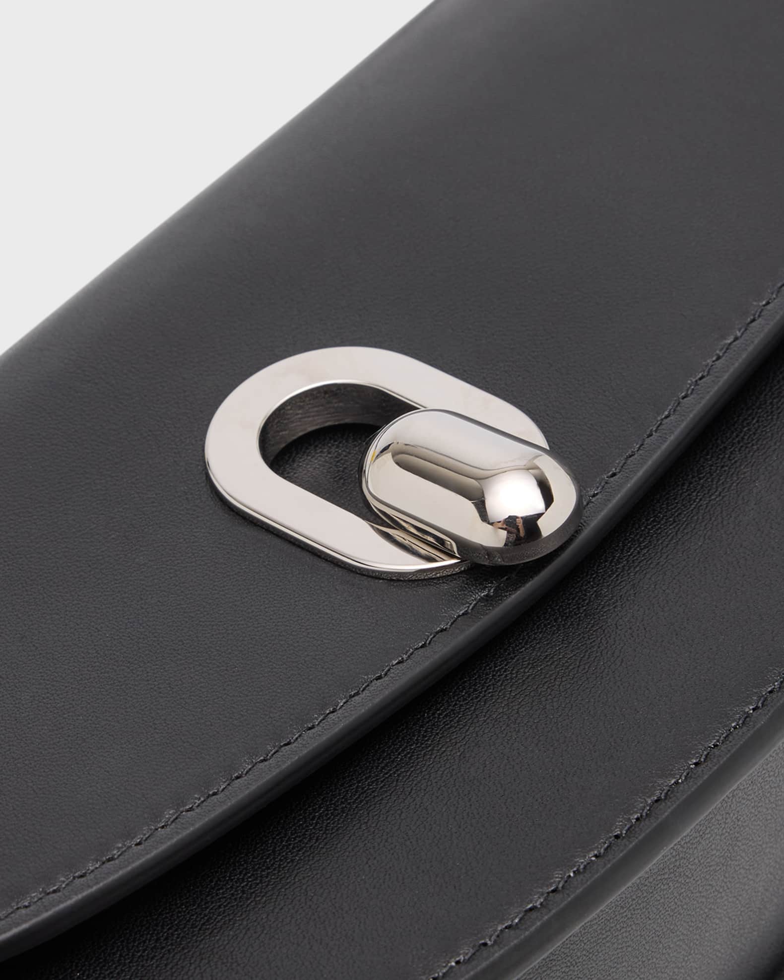 Savette Tondo Crescent Leather Crossbody Bag | Neiman Marcus