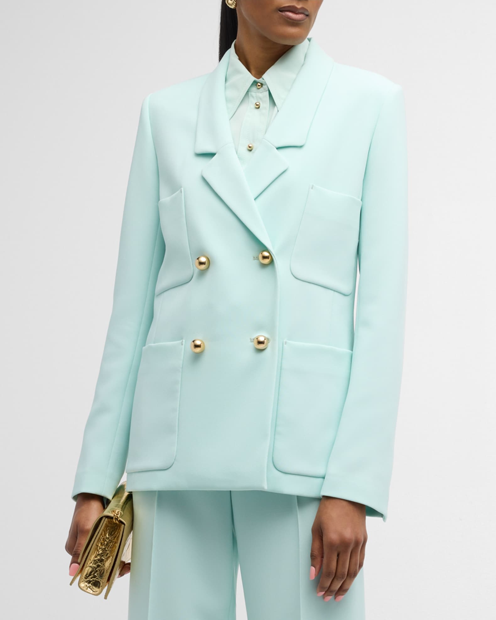 Italian Stretch Cady Suit | Neiman Marcus