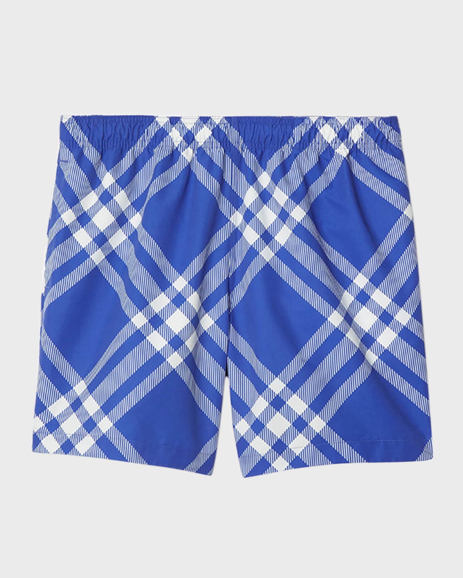 Burberry Men's Knight Check Swim Shorts | Neiman Marcus