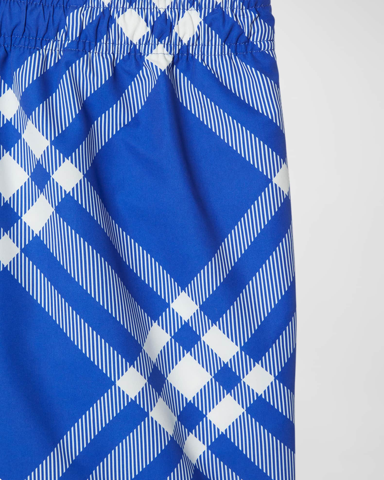 Burberry Men's Knight Check Swim Shorts | Neiman Marcus