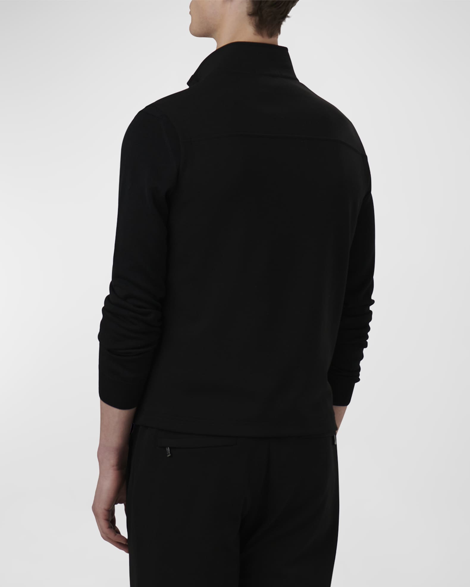 Bugatchi Men's Mock-Neck Knit Vest | Neiman Marcus