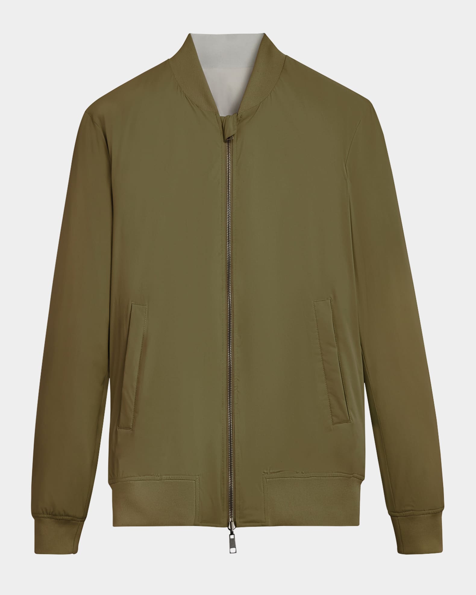 Bugatchi Men's Full-Zip Bomber Jacket | Neiman Marcus