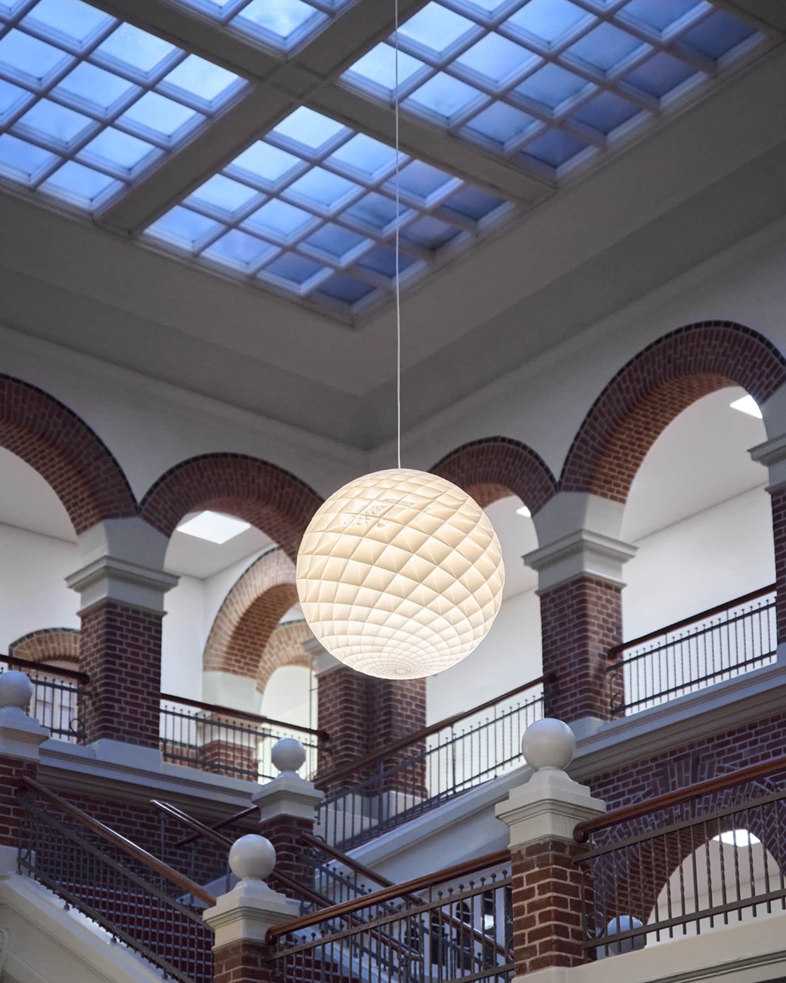 Louis Poulsen Patera White Pendant Light, 34" | Neiman Marcus