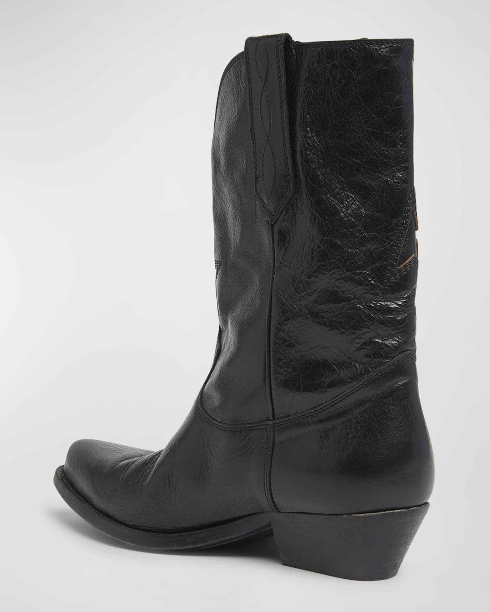 Golden Goose Wish Star Leather Cowboy Boots | Neiman Marcus