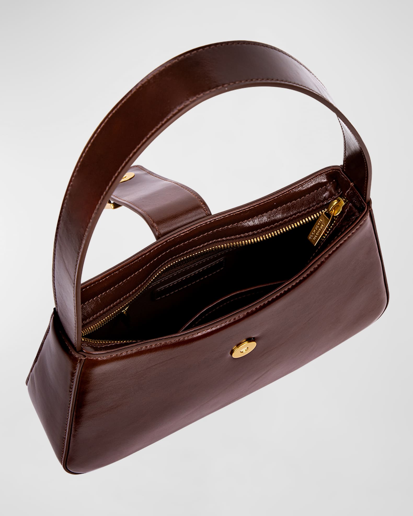 Brandon Blackwood Daphne Leather Shoulder Bag | Neiman Marcus