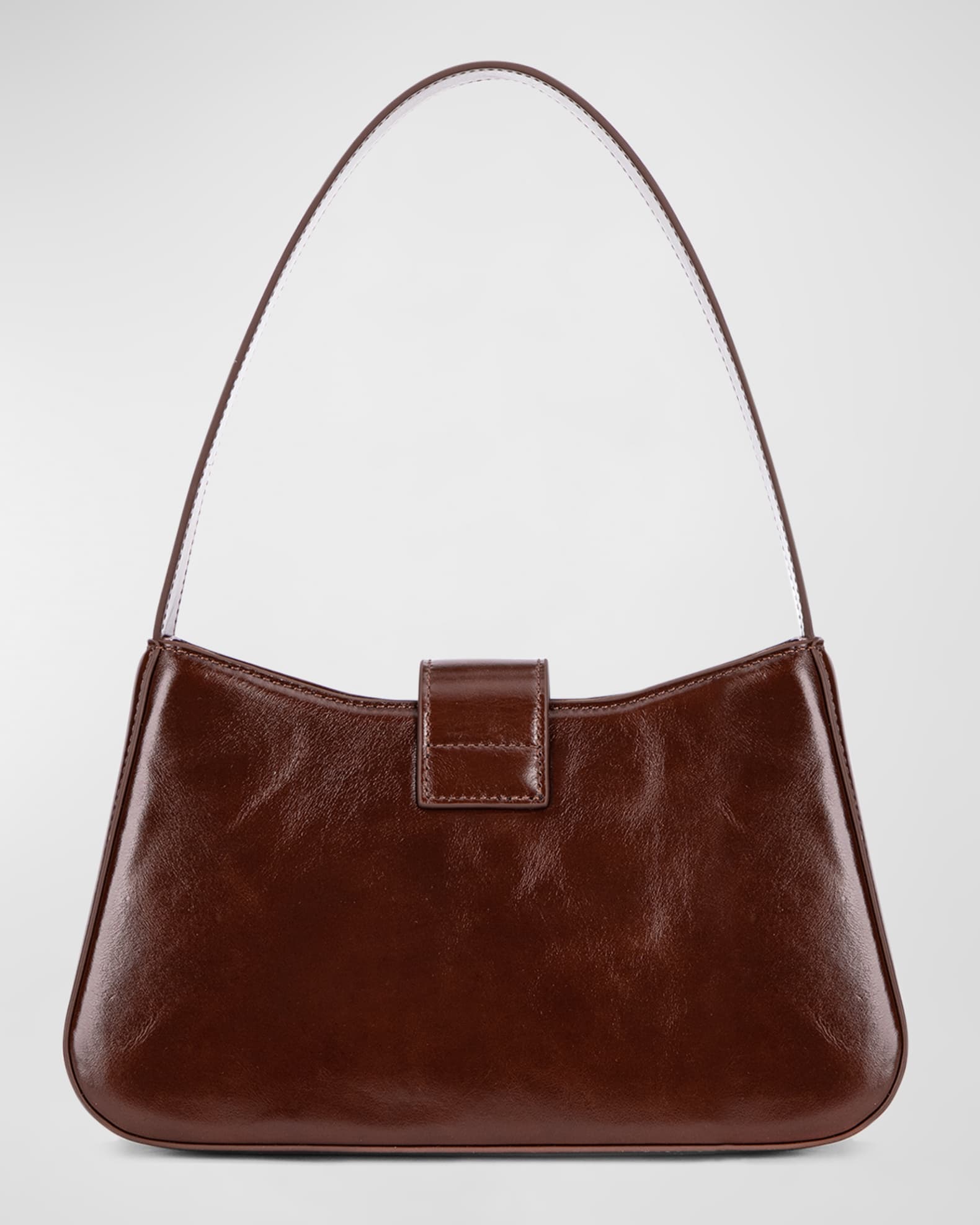 Brandon Blackwood Daphne Leather Shoulder Bag | Neiman Marcus