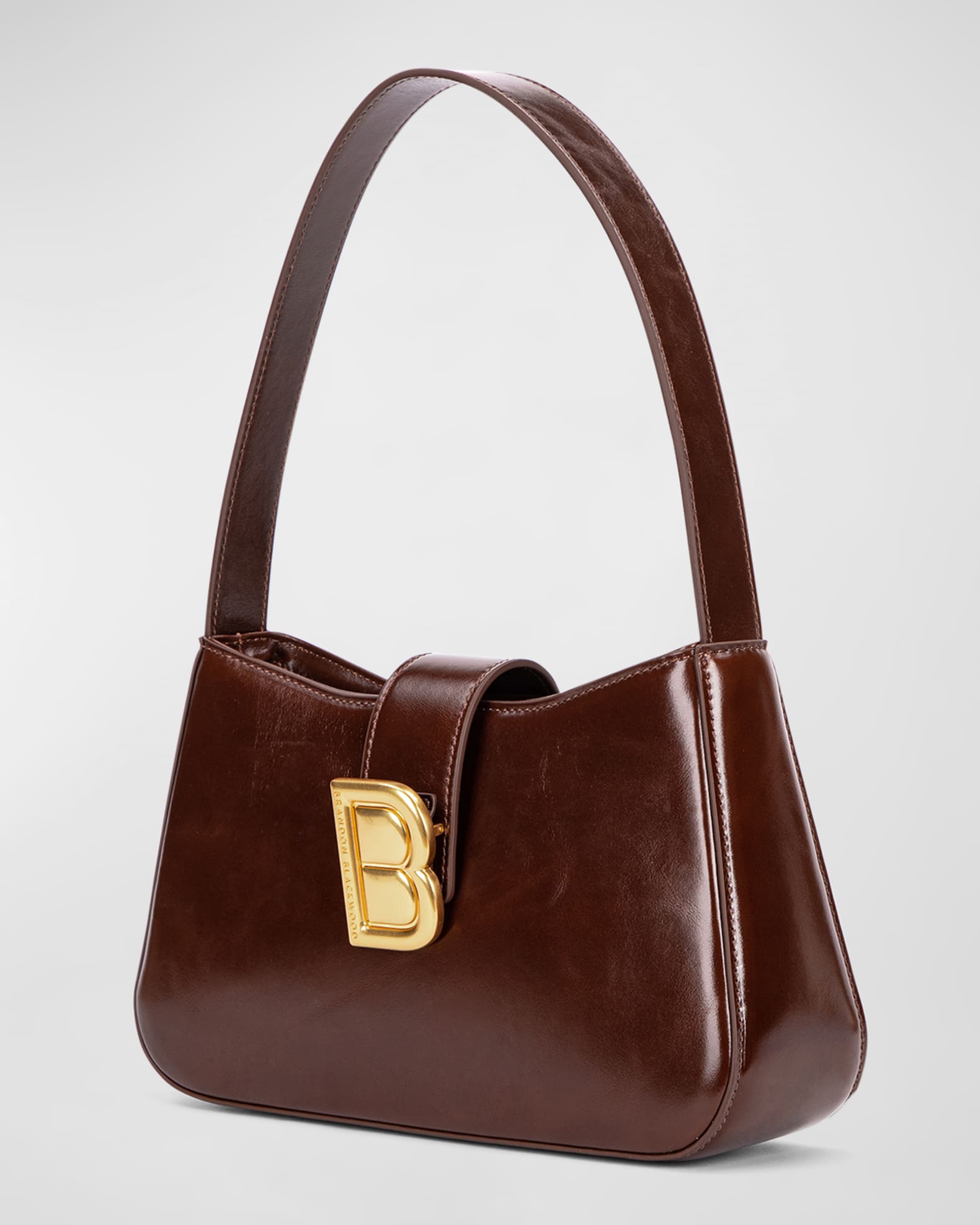 Brandon Blackwood Daphne Leather Shoulder Bag | Neiman Marcus