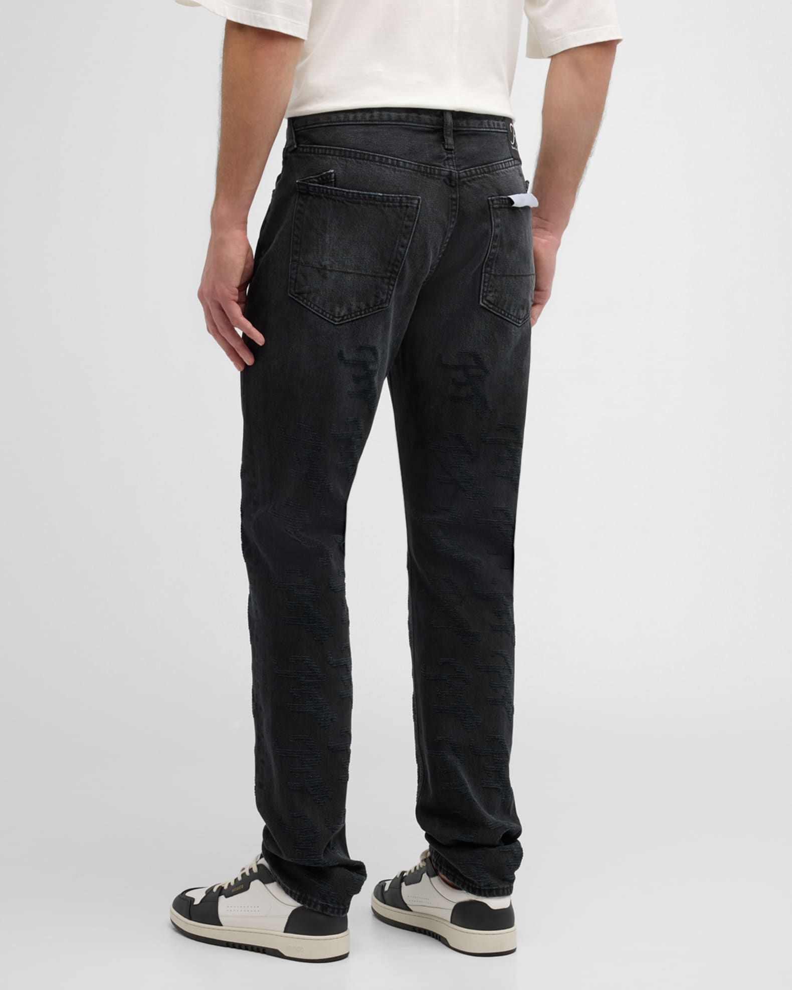 PRPS Men's Laser-Print Logo Jeans | Neiman Marcus