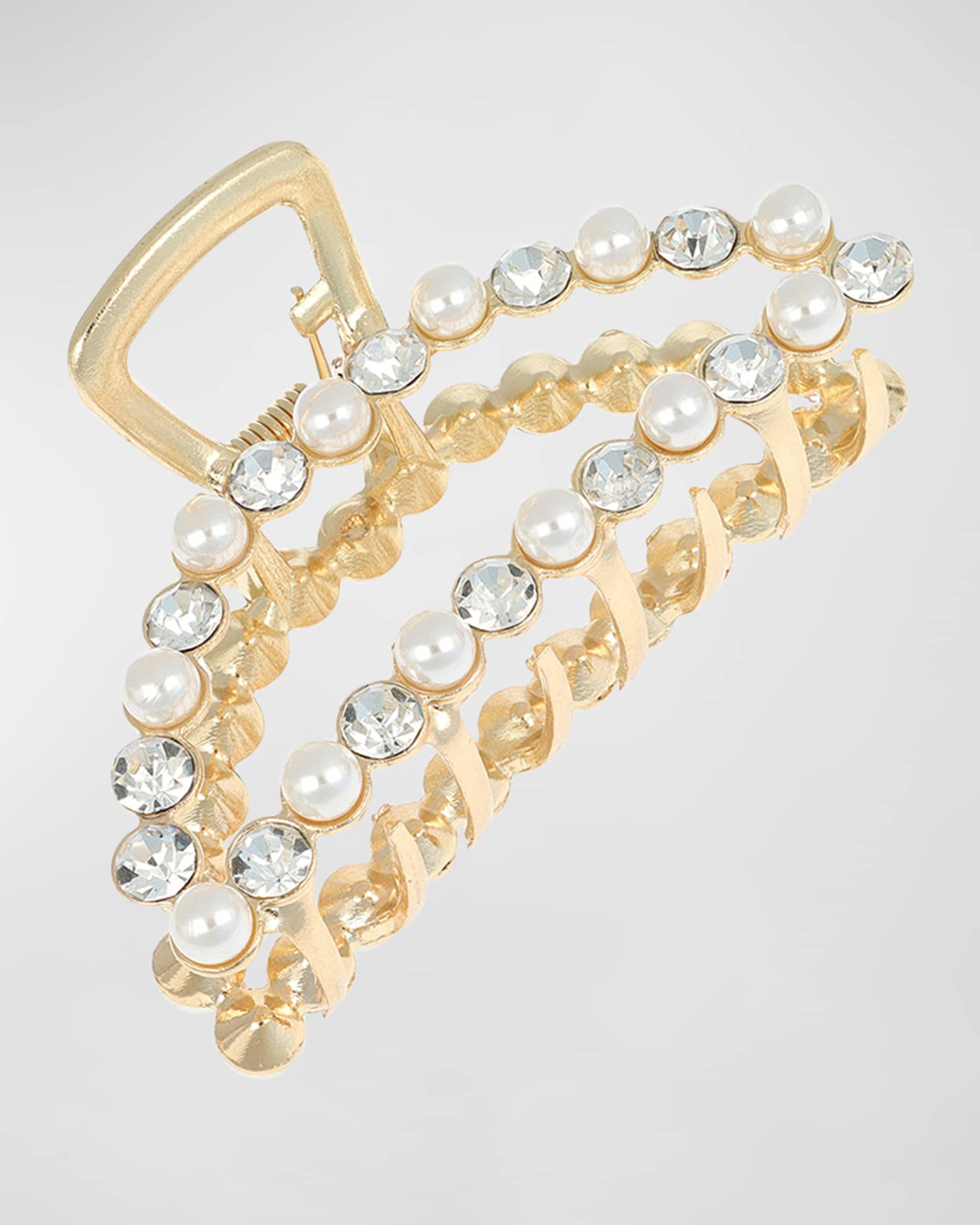 L. Erickson Clarinda Embellished Jaw Clip | Neiman Marcus