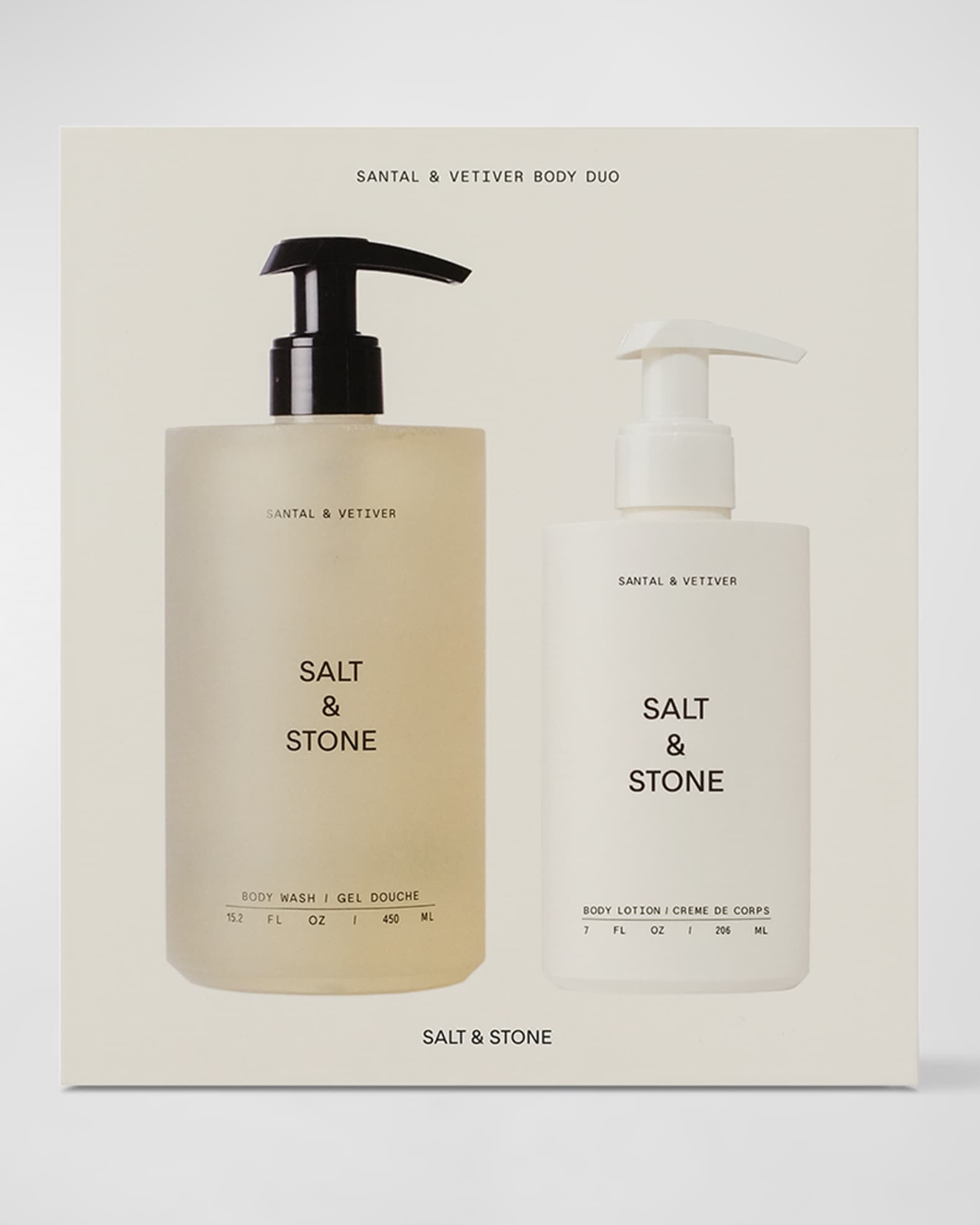 Salt & Stone Santal & Vetiver Body Duo | Neiman Marcus