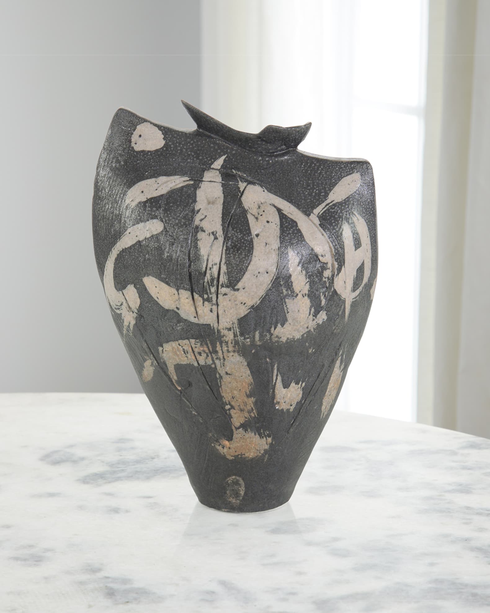 John-Richard Collection Calligraphy Vase I | Neiman Marcus