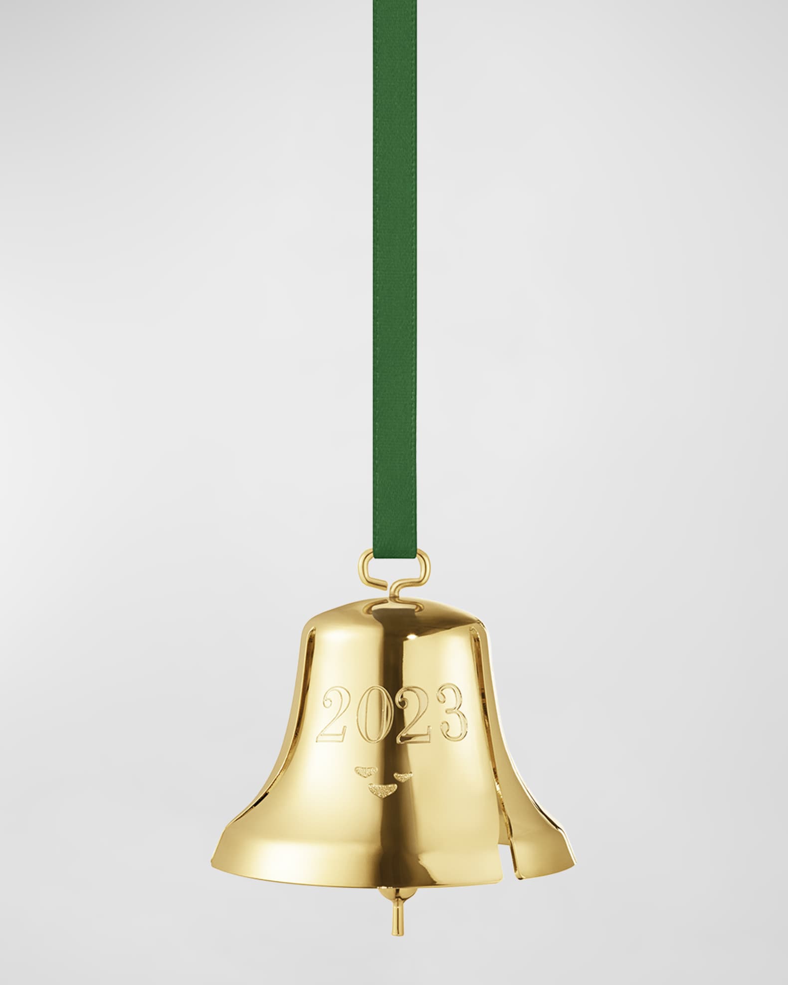 Georg Jensen 18K Gold-Plated Bell Christmas Ornament | Neiman Marcus
