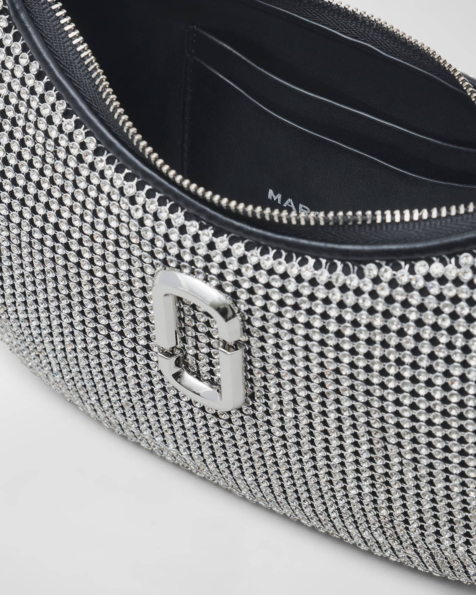 Marc Jacobs The Rhinestone Small Curve Bag | Neiman Marcus